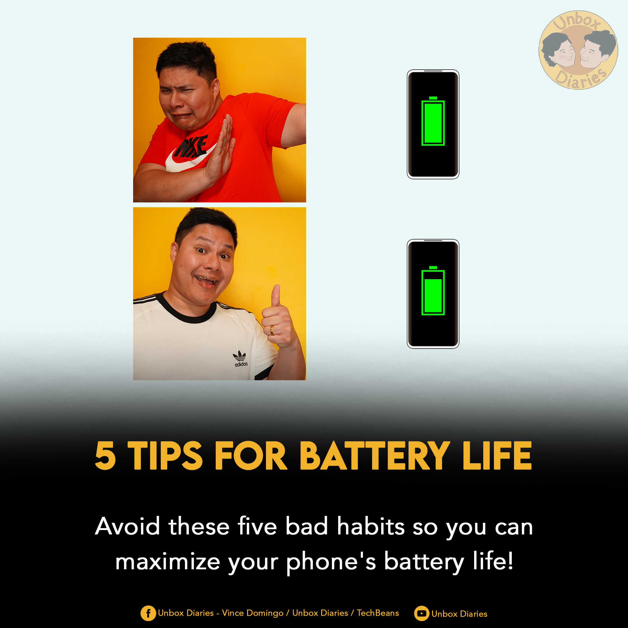 Five habits to avoid to prolong your smartphone's battery life - Unbox Diaries