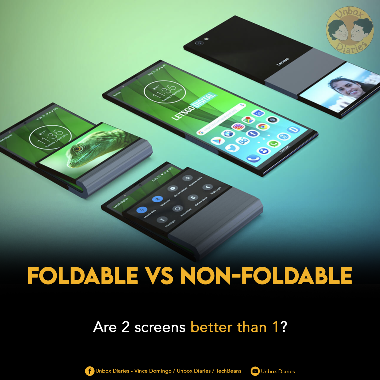 Foldable Smartphones vs Non-Foldable Smartphones - Unbox Diaries
