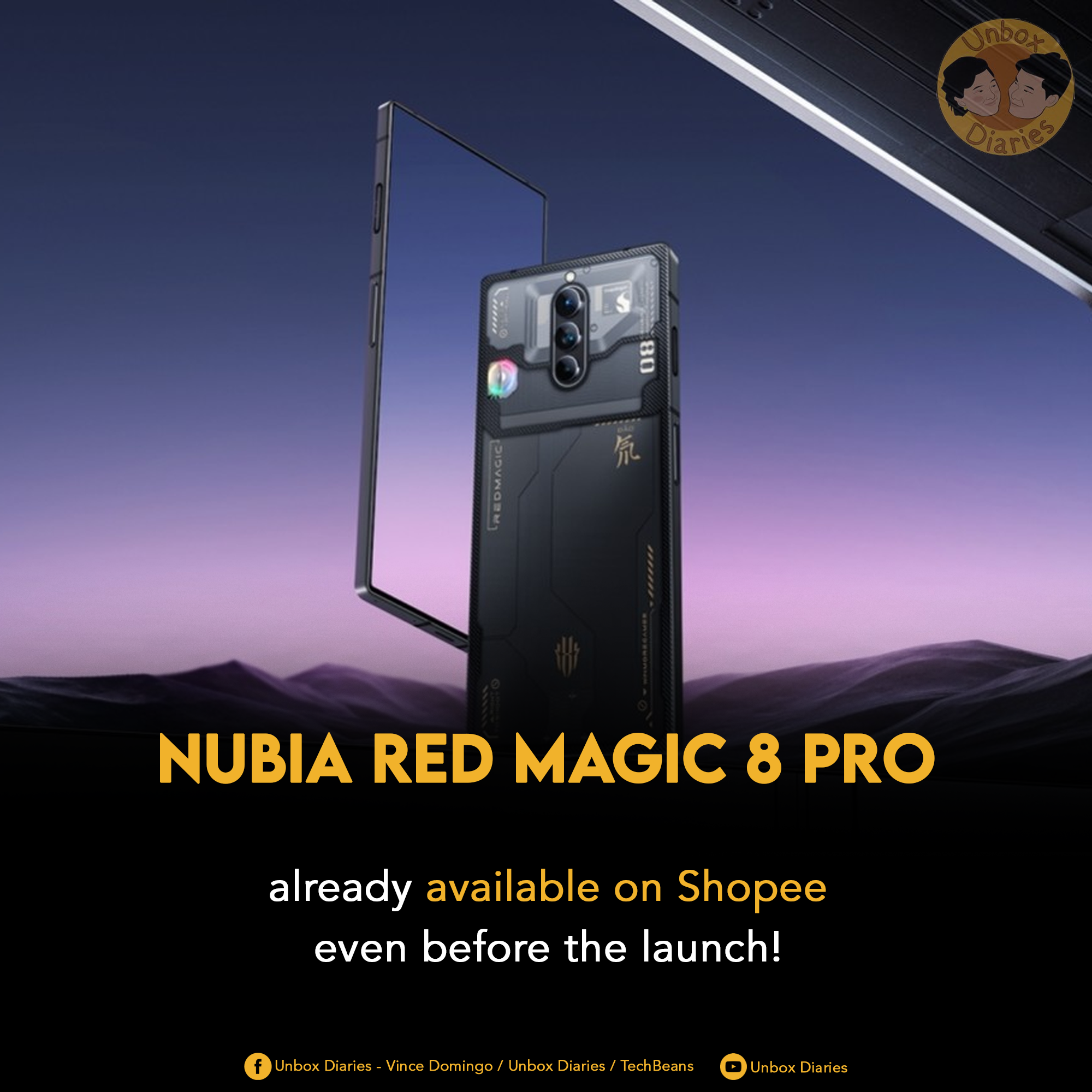 ZTE's Nubia Red Magic 8 Pro devices already available on Shopee even ...
