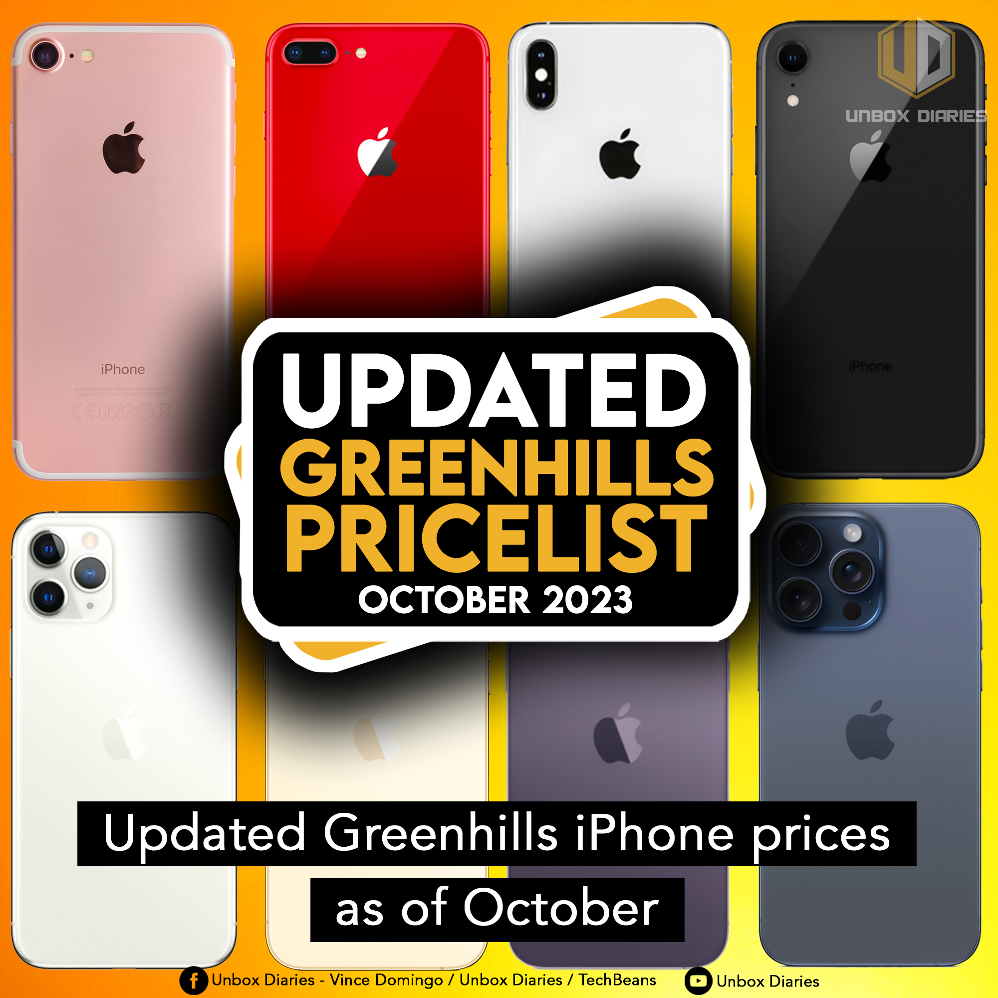 Greenhills Updated iPhone Price List (October 2023) - Unbox Diaries