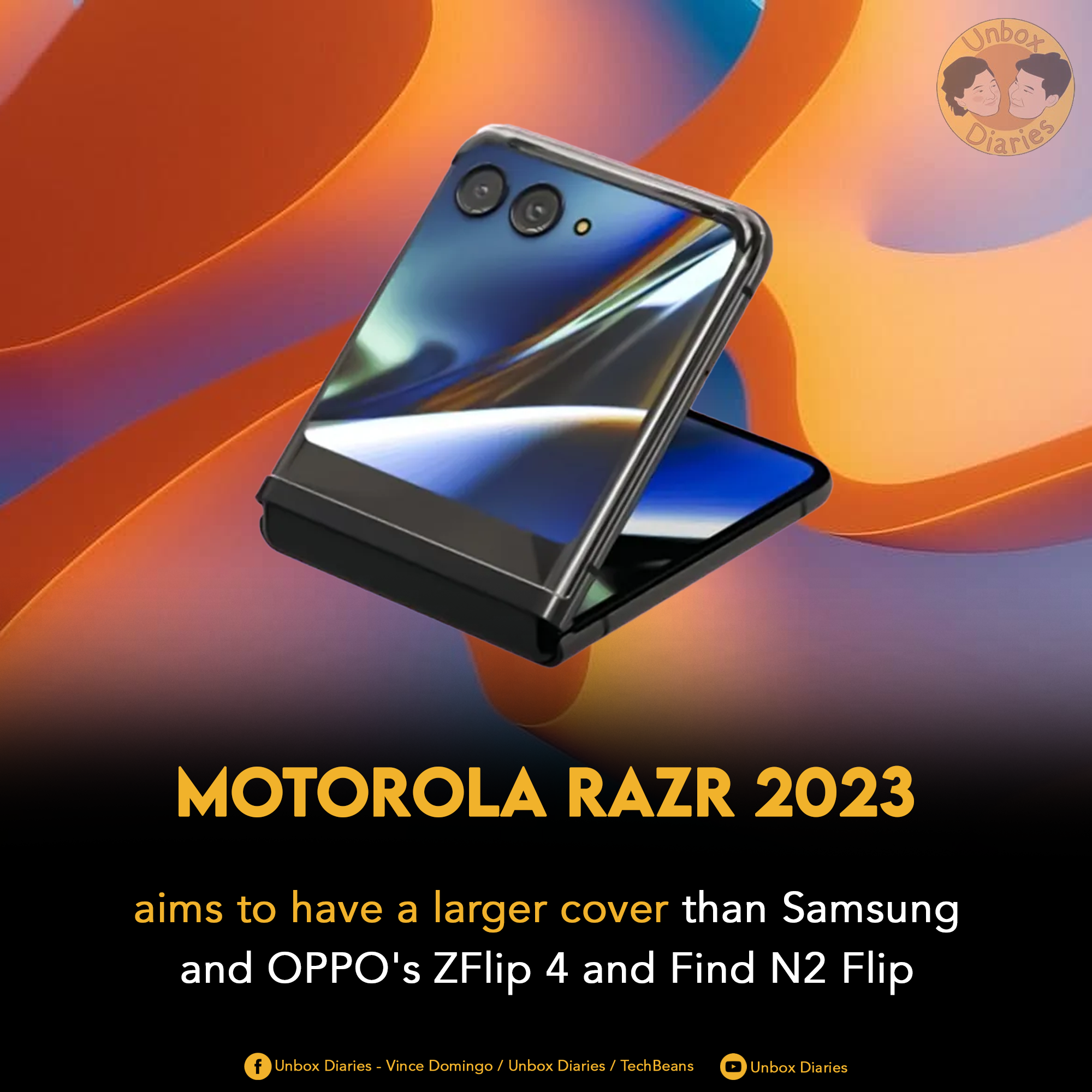 Motorola Razr 2023 leaked renders show - Unbox Diaries