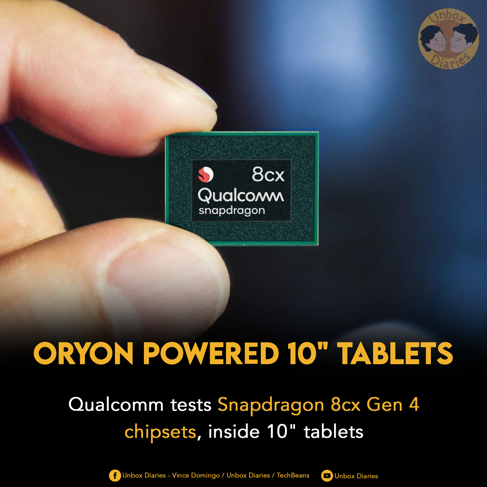 Qualcomm is reportedly testing Oryon CPU to power 10" tablets - Unbox ...