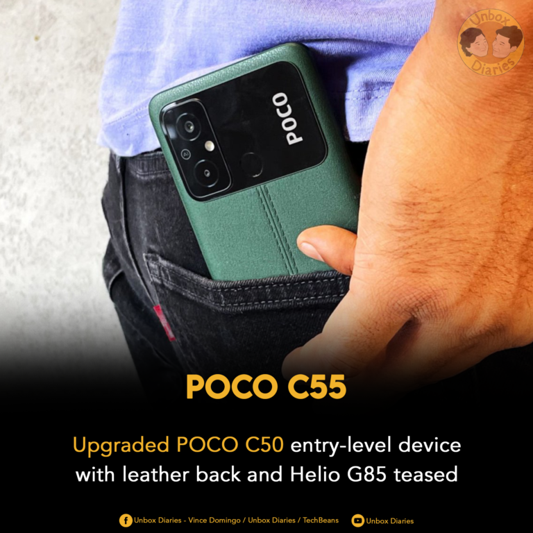 Entry-level POCO C55 with leather-esque finish teased - Unbox Diaries
