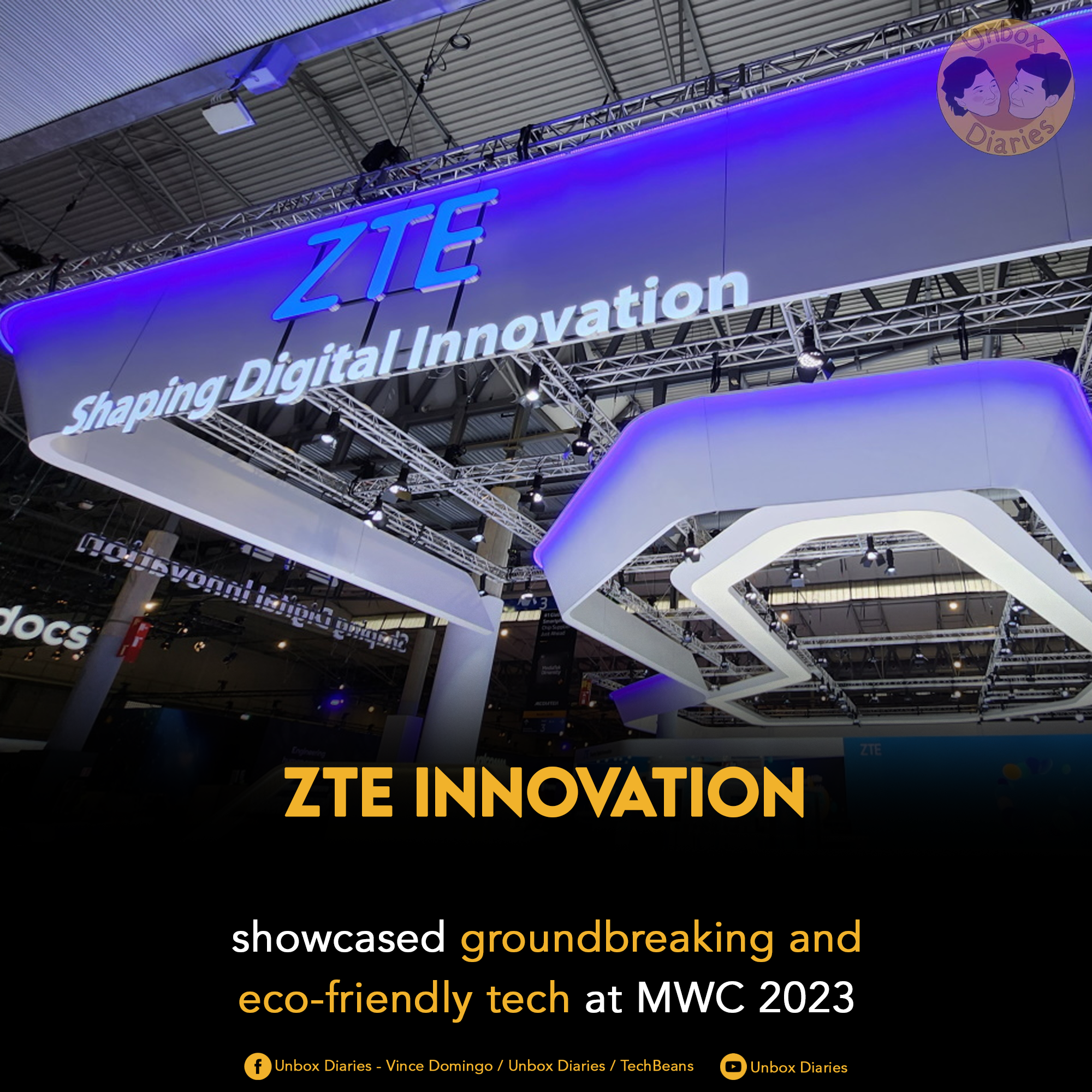 ZTE to showcase eco-friendly tech at MWC 2023. - Unbox Diaries