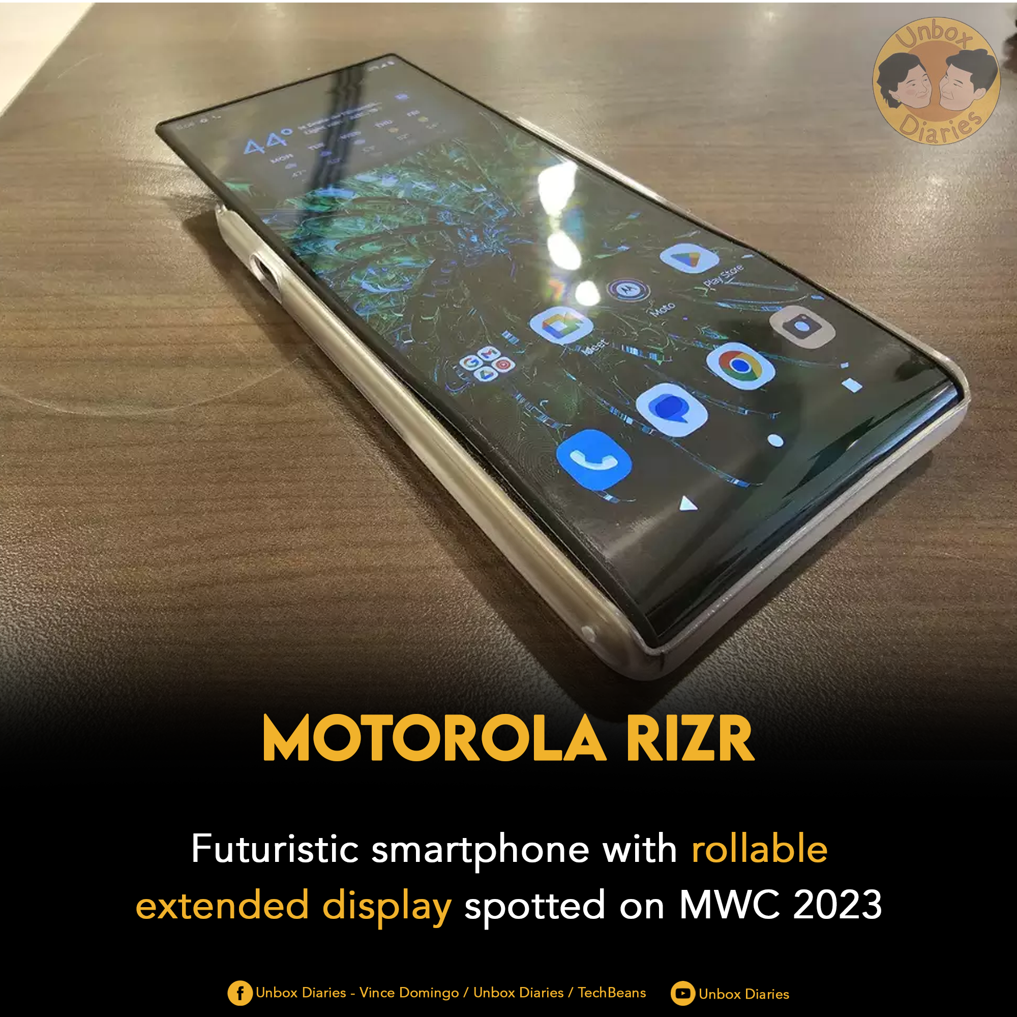 Motorola Rizr Rollable phone concept will blow your mind!