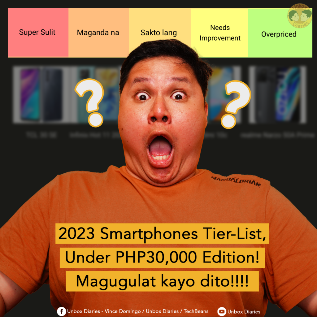 SMARTPHONE TIER LIST - UNDER ₱30,000 EDITION!