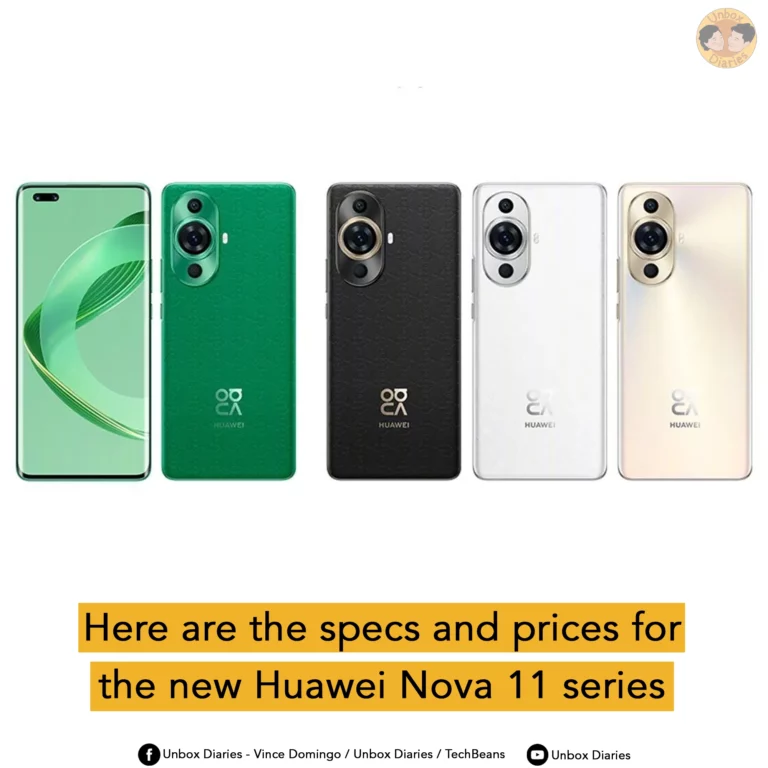 Huawei Nova 11 series specs and prices - Unbox Diaries