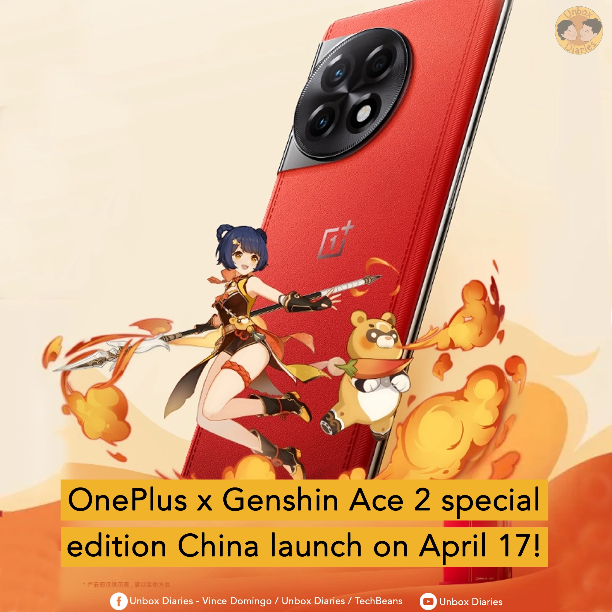 OnePlus x Genshin Ace 2 special edition to launch in China on April 17