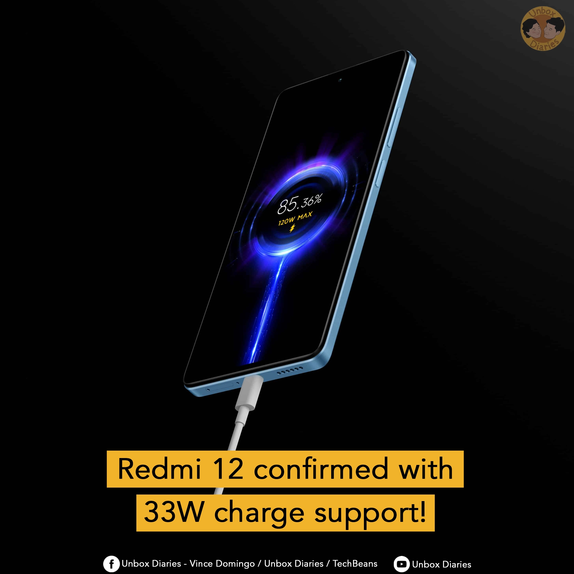 Redmi 12 confirmed with 33W charge support! - Unbox Diaries