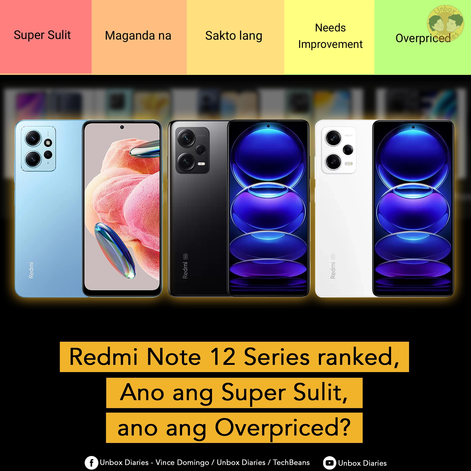 Redmi Note 12 Series: ranked - Unbox Diaries