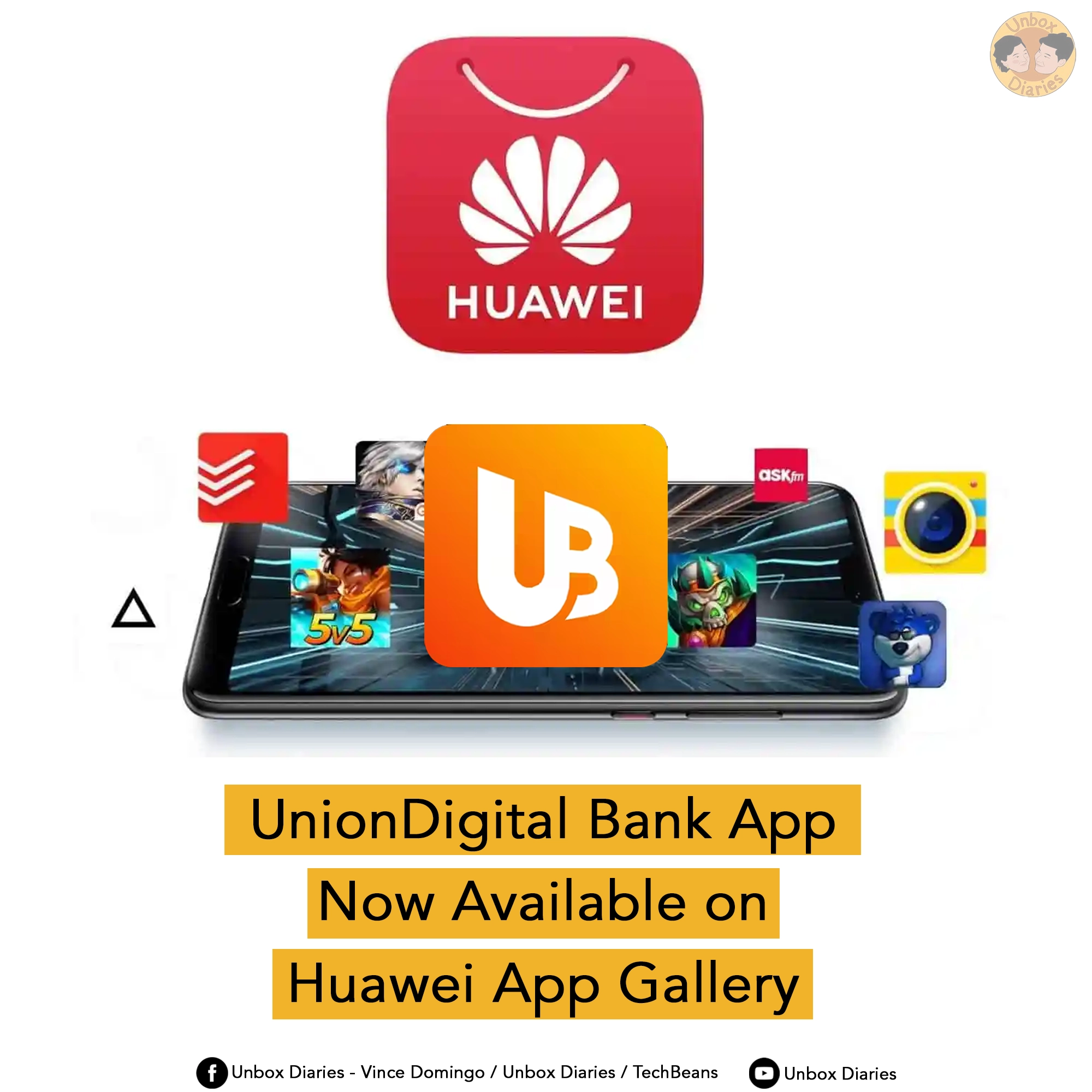 UnionDigital Bank App Now Available on Huawei App Gallery