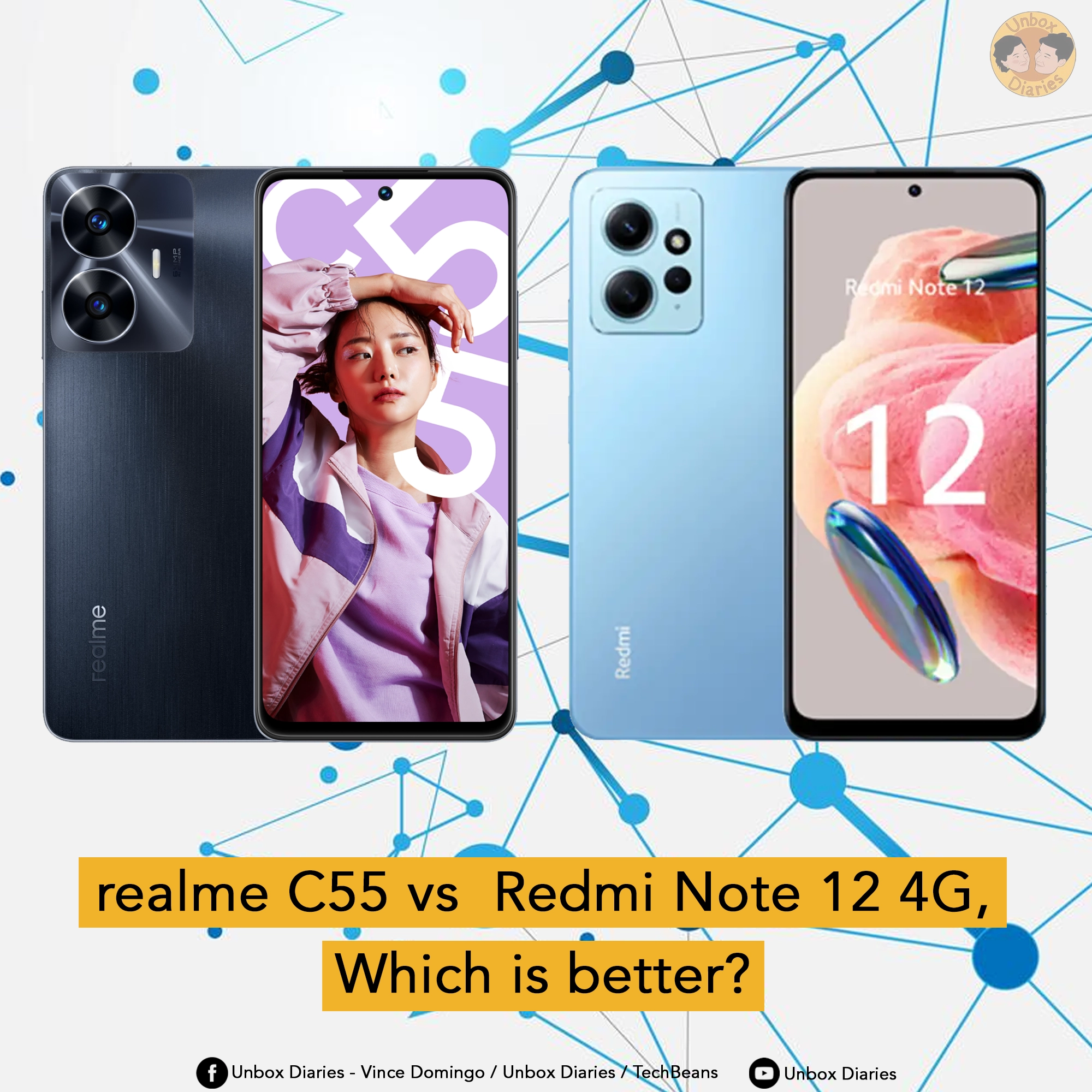 realme C55 vs Redmi Note 12 4G: Which one would you pick?