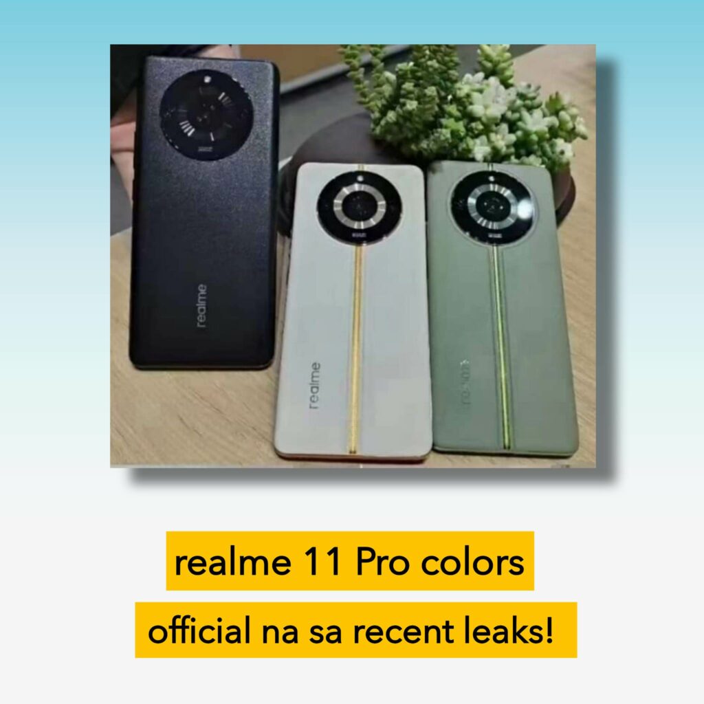 realme 11 Pro Official Colors revealed - Unbox Diaries