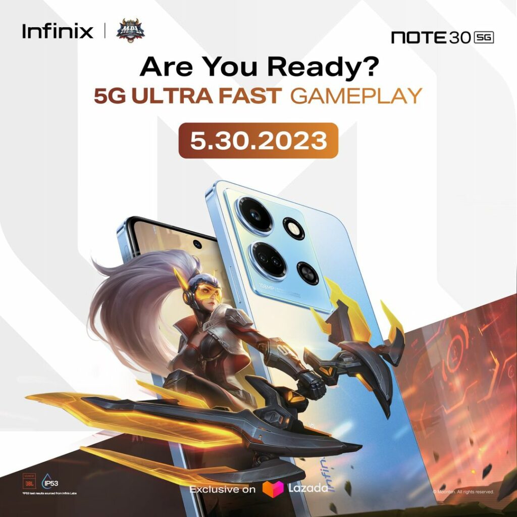 Infinix Note 30 X MLBB collaboration! - Unbox Diaries