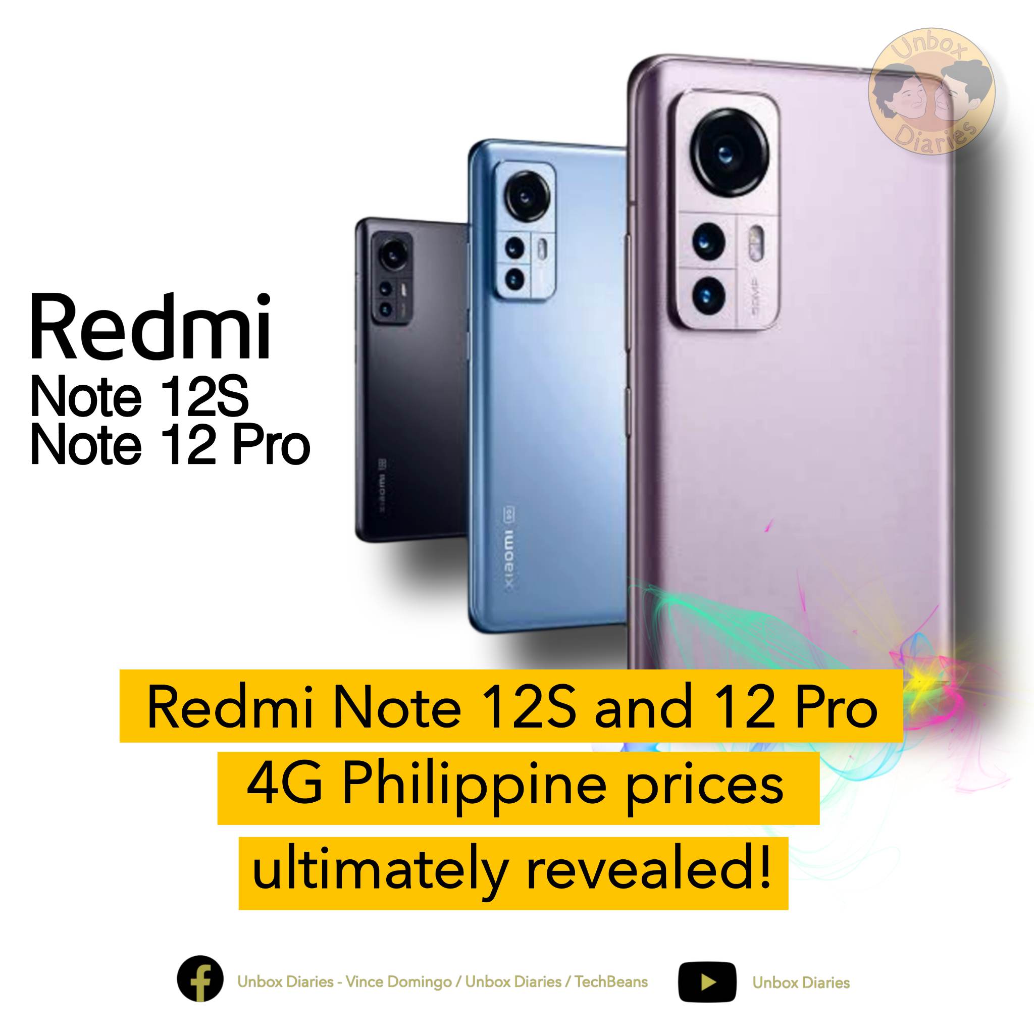 Redmi Note 12S and 12 Pro 4G Philippine prices revealed!