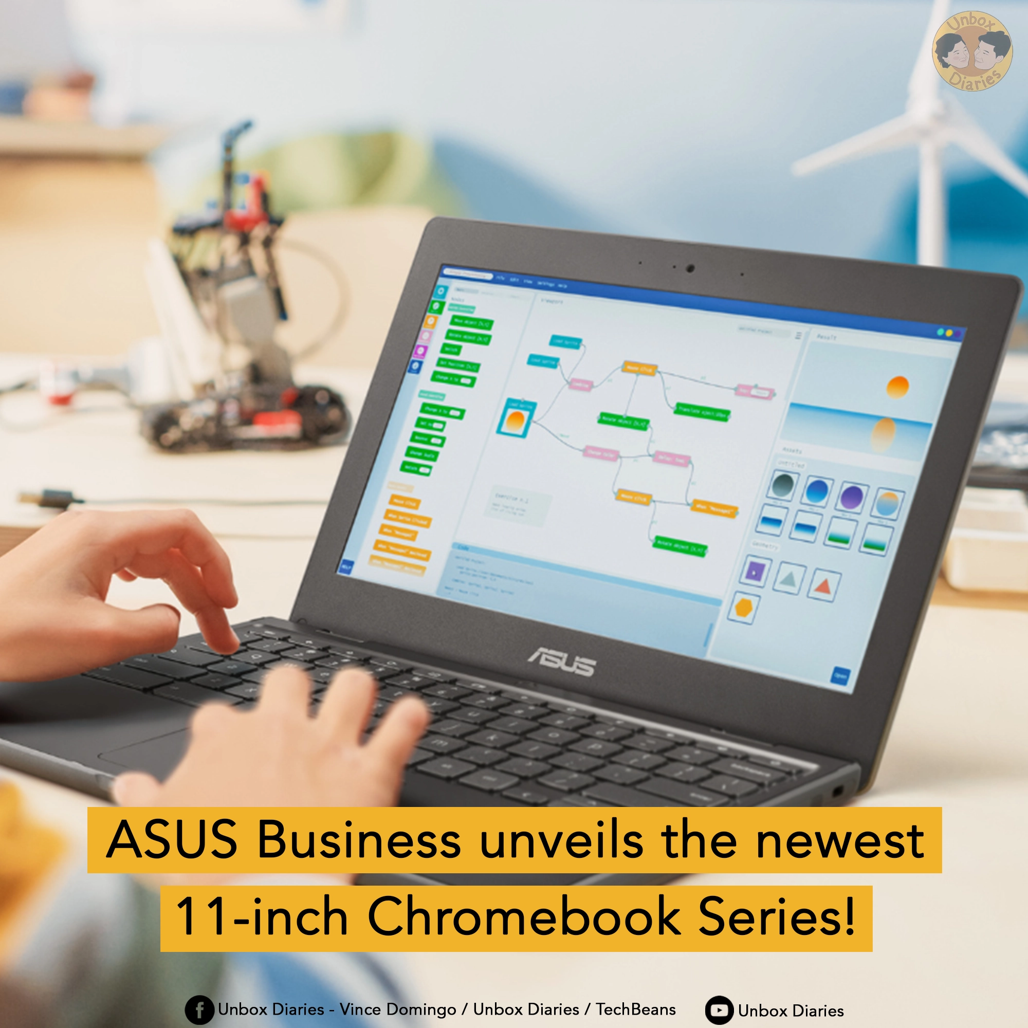 ASUS Business unveils the newest 11-inch Chromebook Series, the Sturdy ...