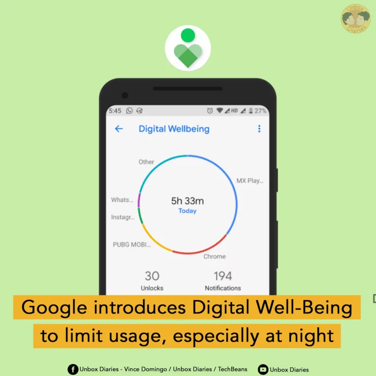 Google introduces Digital Well-Being to limit usage, especially at night