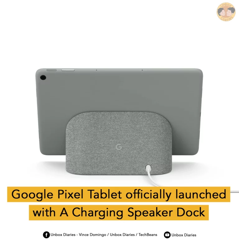 Google Pixel Tablet officially launched with A Charging Speaker Dock ...