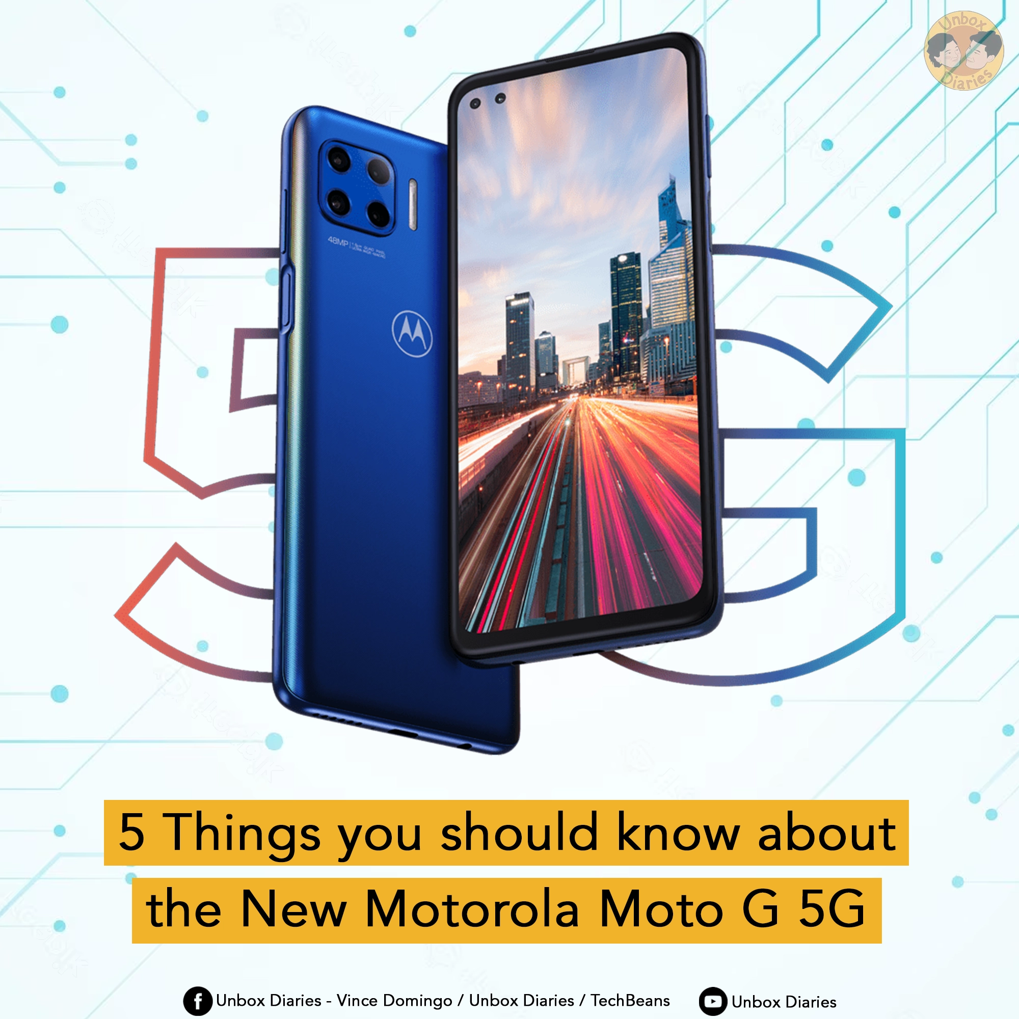 5 Things you should know about the New Motorola Moto G 5G