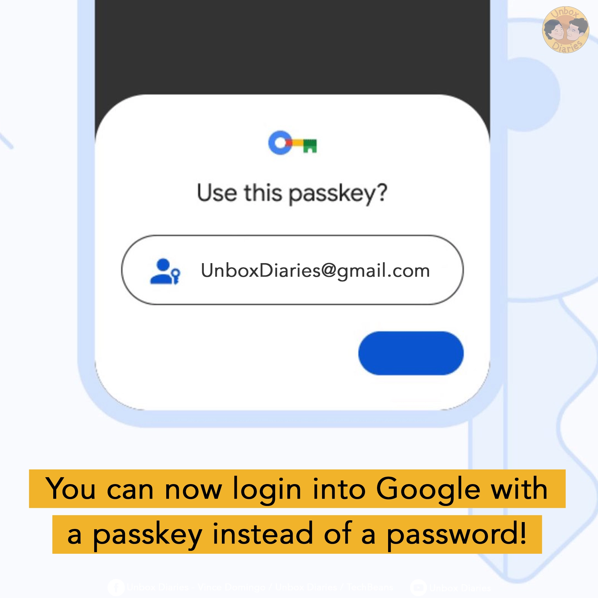You can now log into your Google account with a passkey, instead of a ...