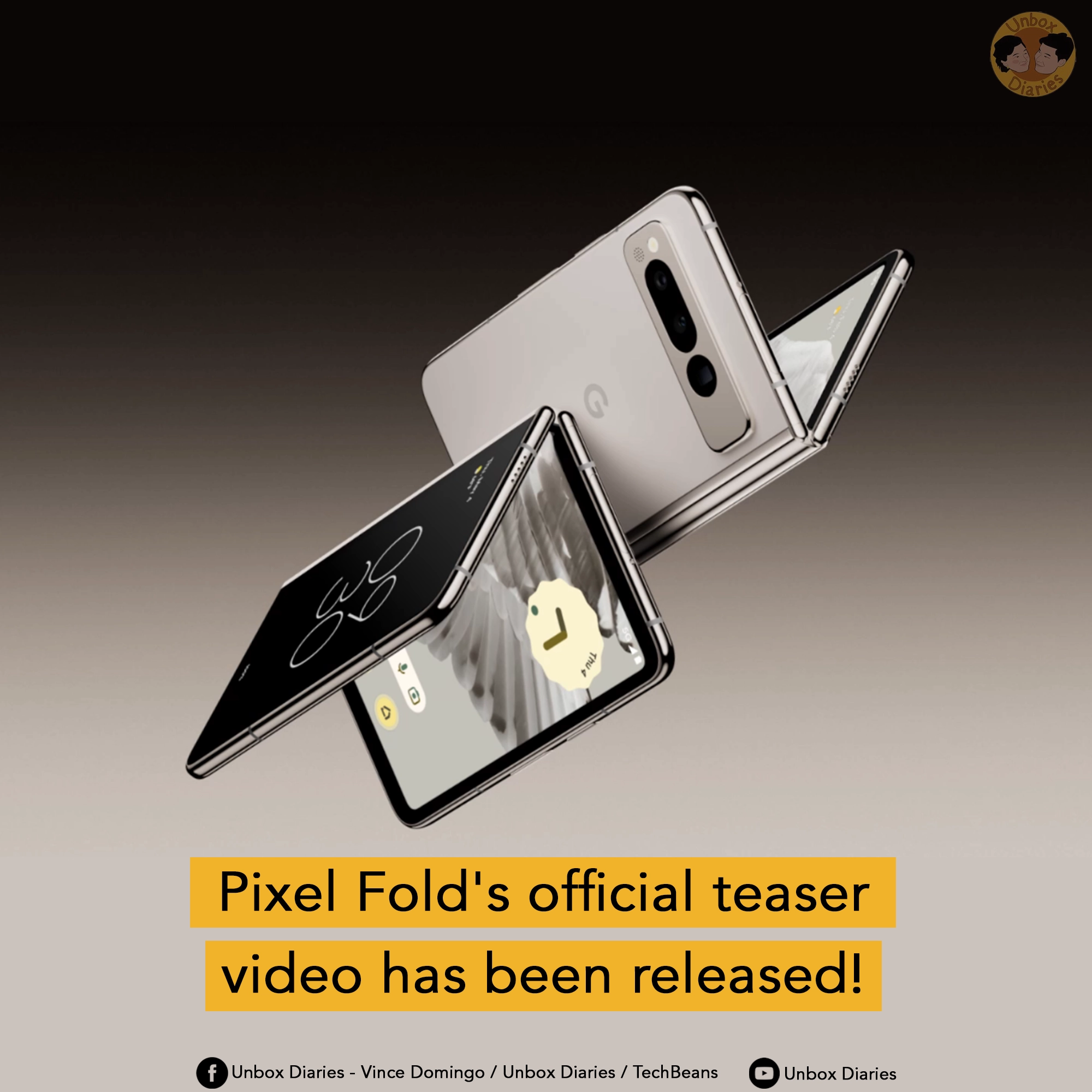 Pixel Fold's official teaser video has been released! - Unbox Diaries