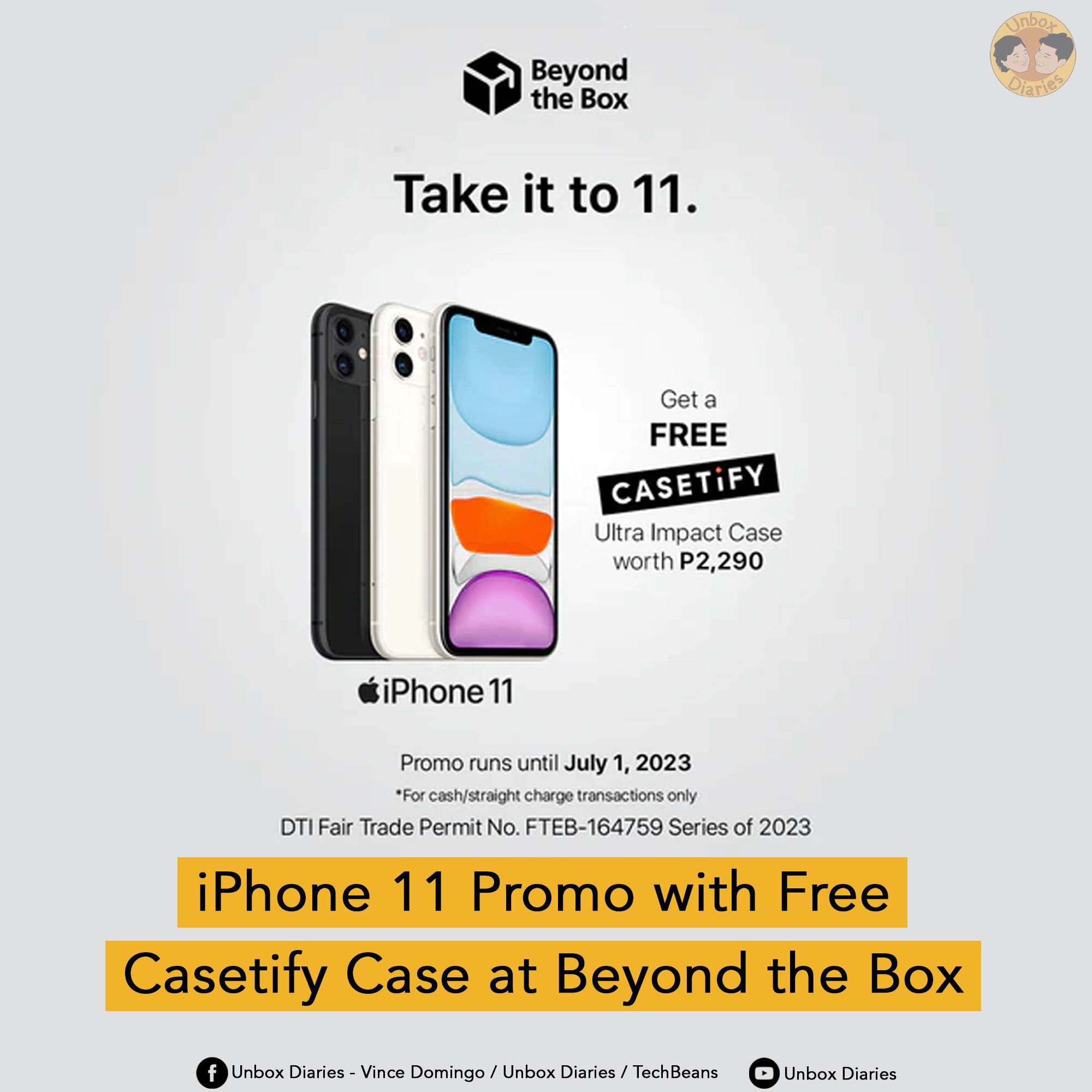 iPhone 11 Promo with Free Casetify Case at Beyond the Box