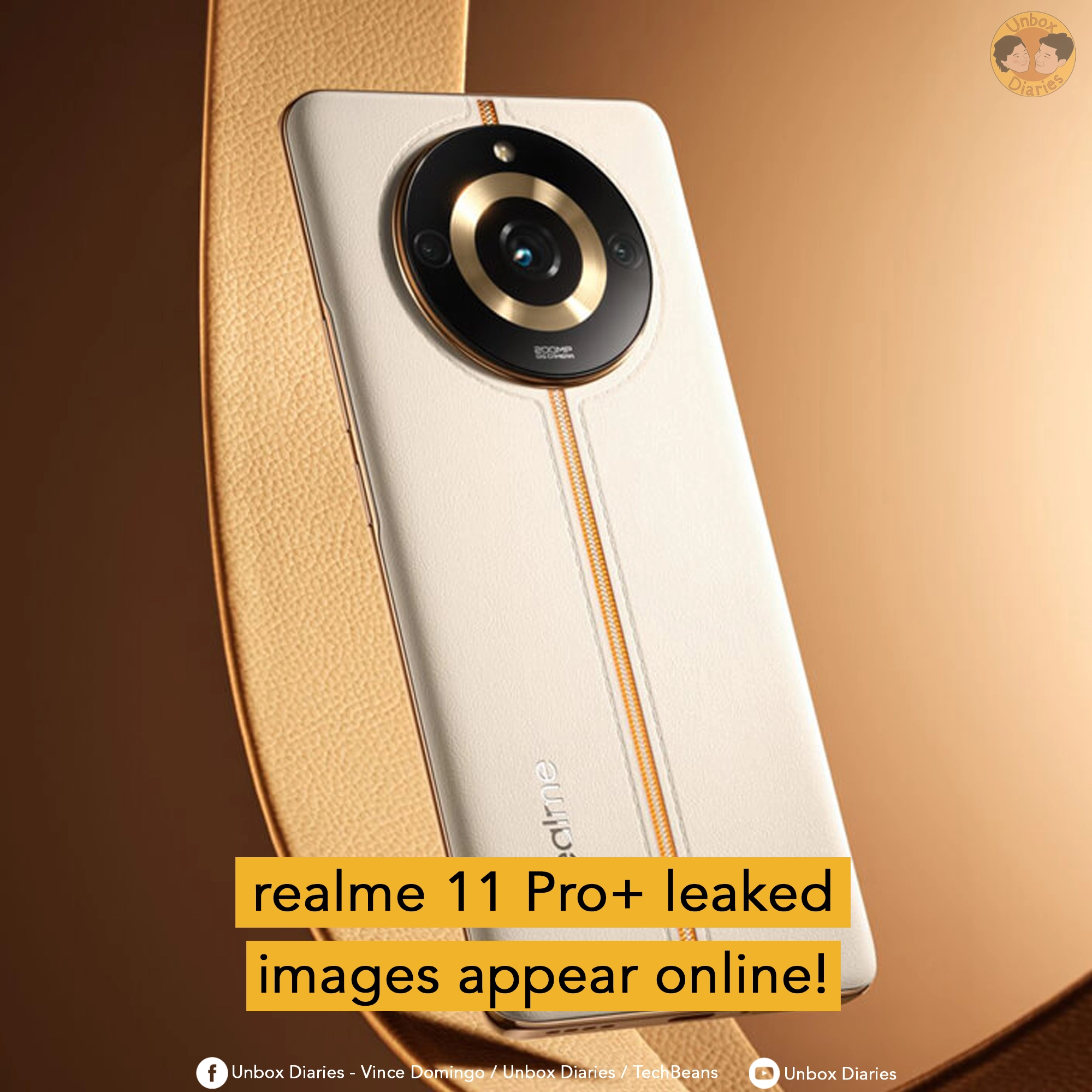 realme 11 Pro+ leaked live images appear online! - Unbox Diaries