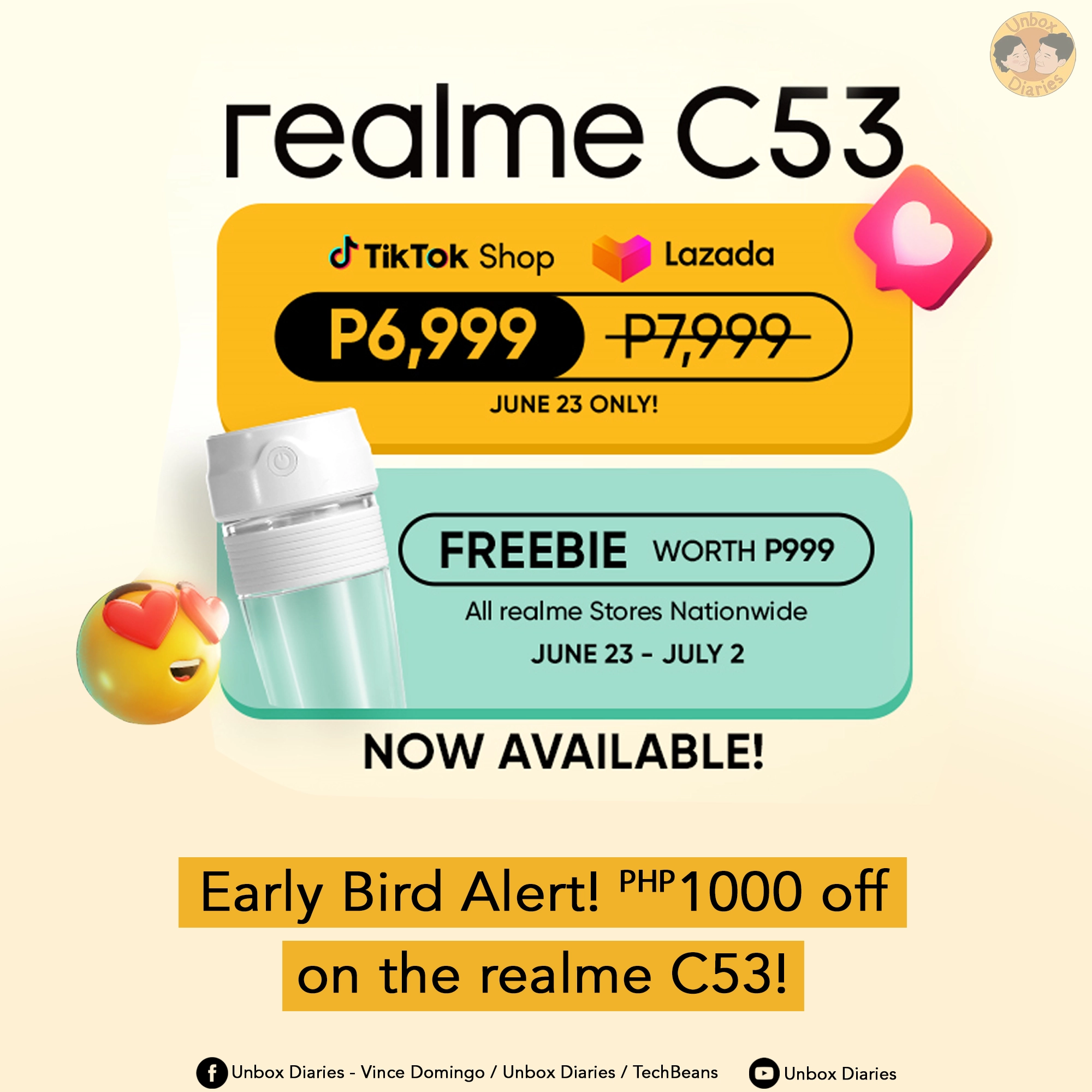 Early Bird Alert! Snag the realme C53 for only ₱6,999!