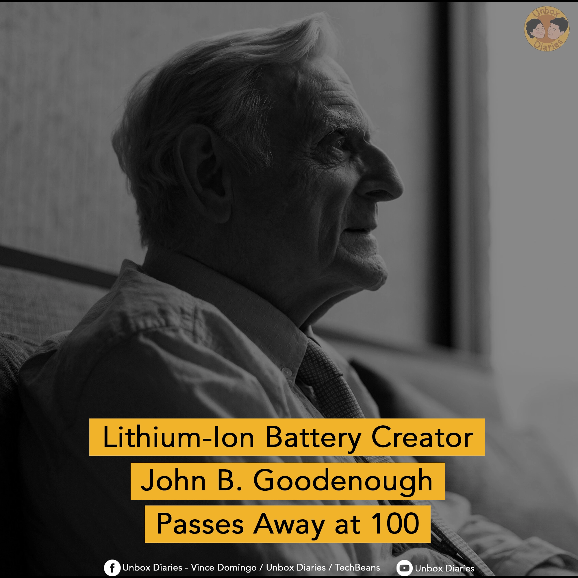 Lithium-Ion Battery Creator John B. Goodenough Passes Away at 100