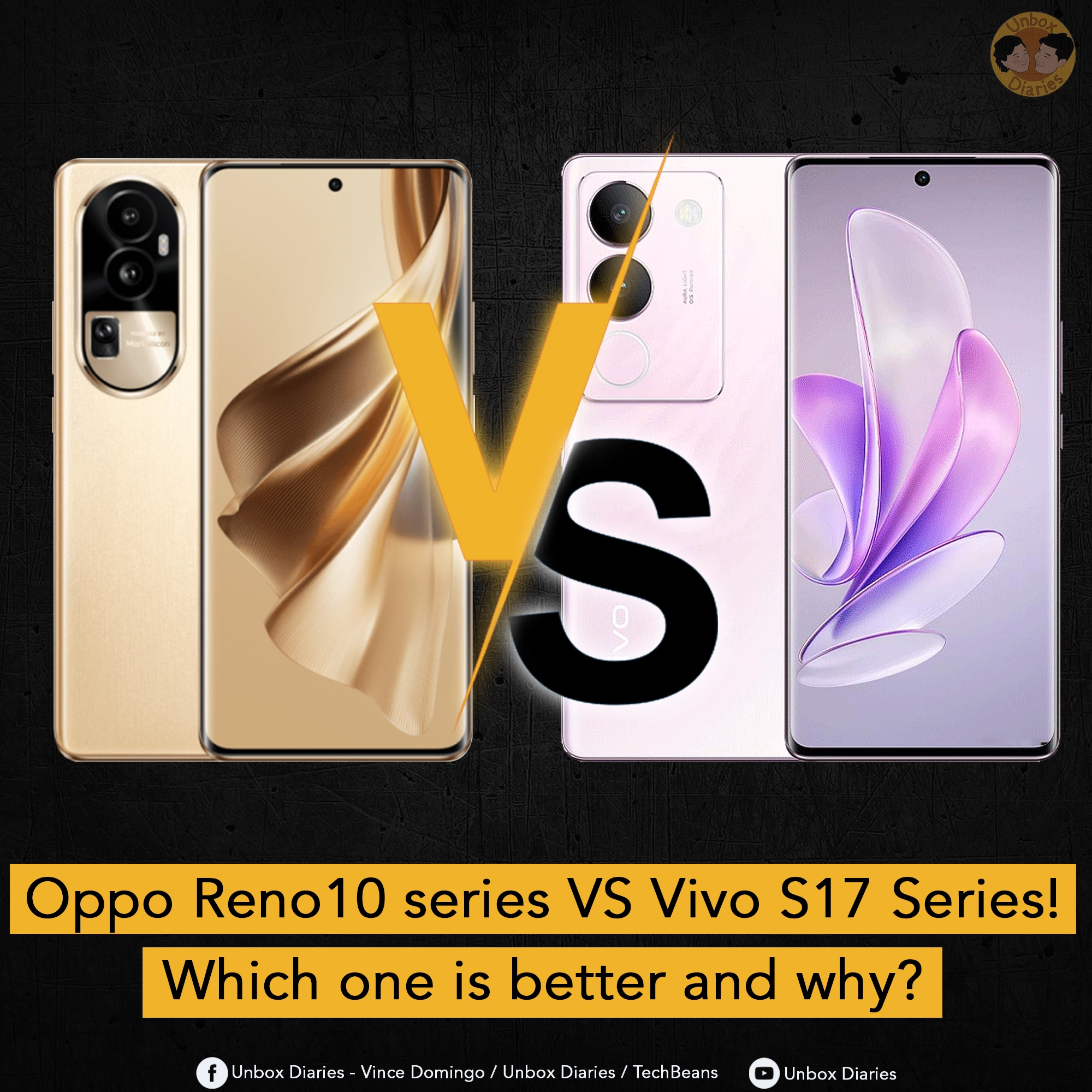 Oppo Reno10 series VS Vivo S17 Series!