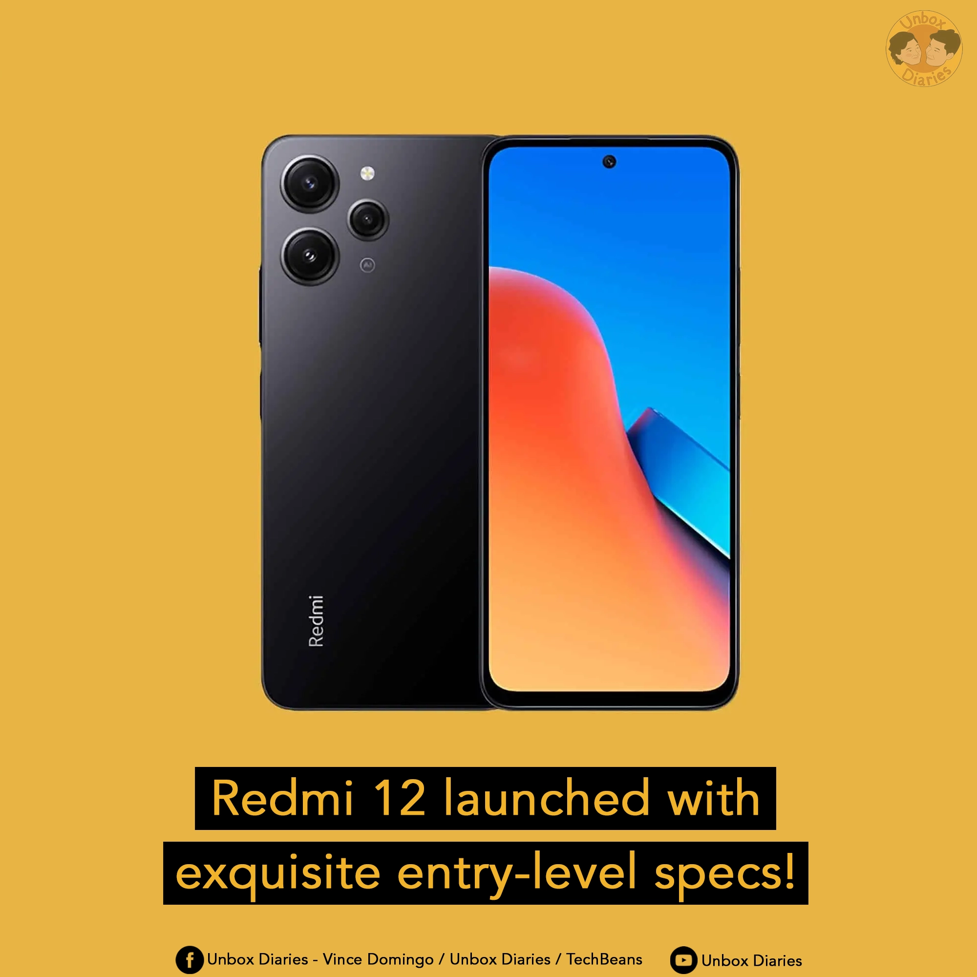 Redmi 12 launched with exquisite entry-level specs! - Unbox Diaries