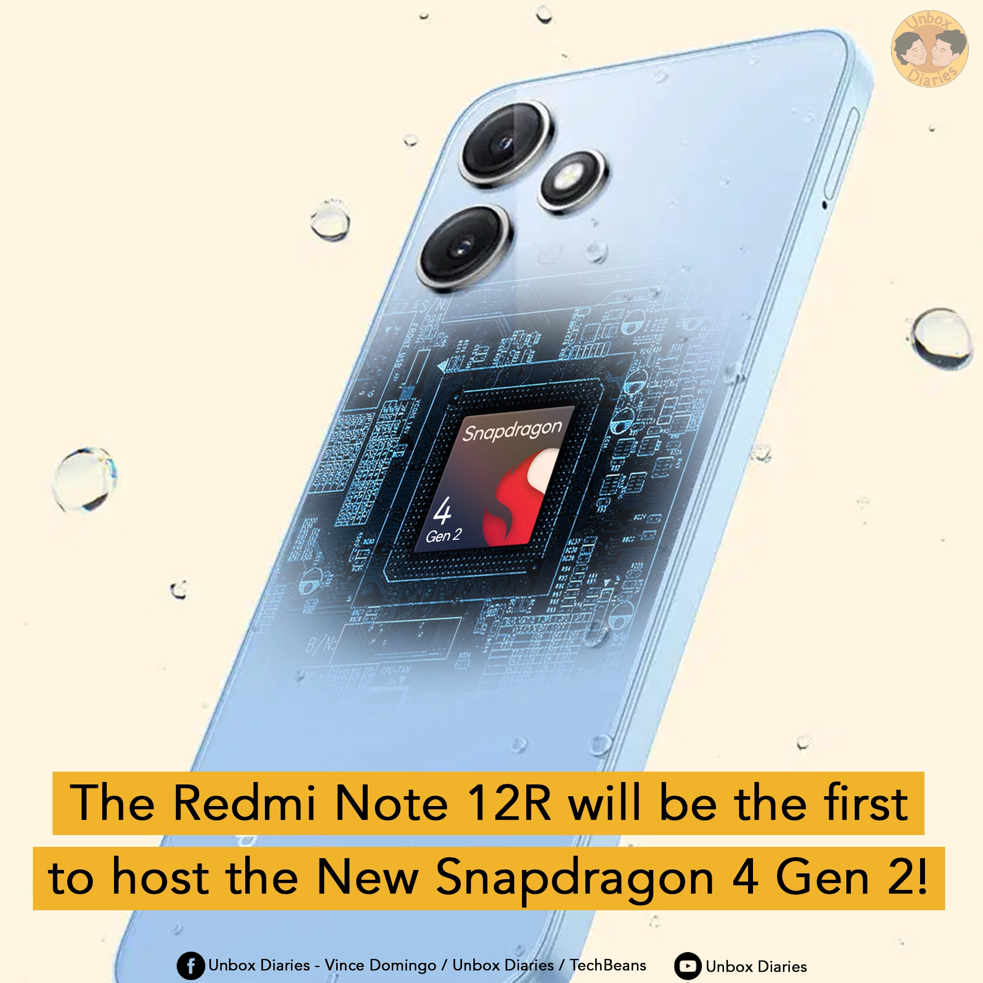 The Redmi Note 12R will be the first to host the New Snapdragon 4 Gen 2!