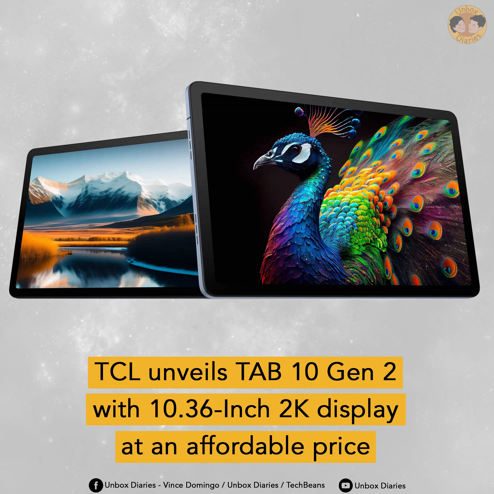 TCL unveils TAB 10 Gen 2 with 10.36-Inch 2K display at an affordable ...