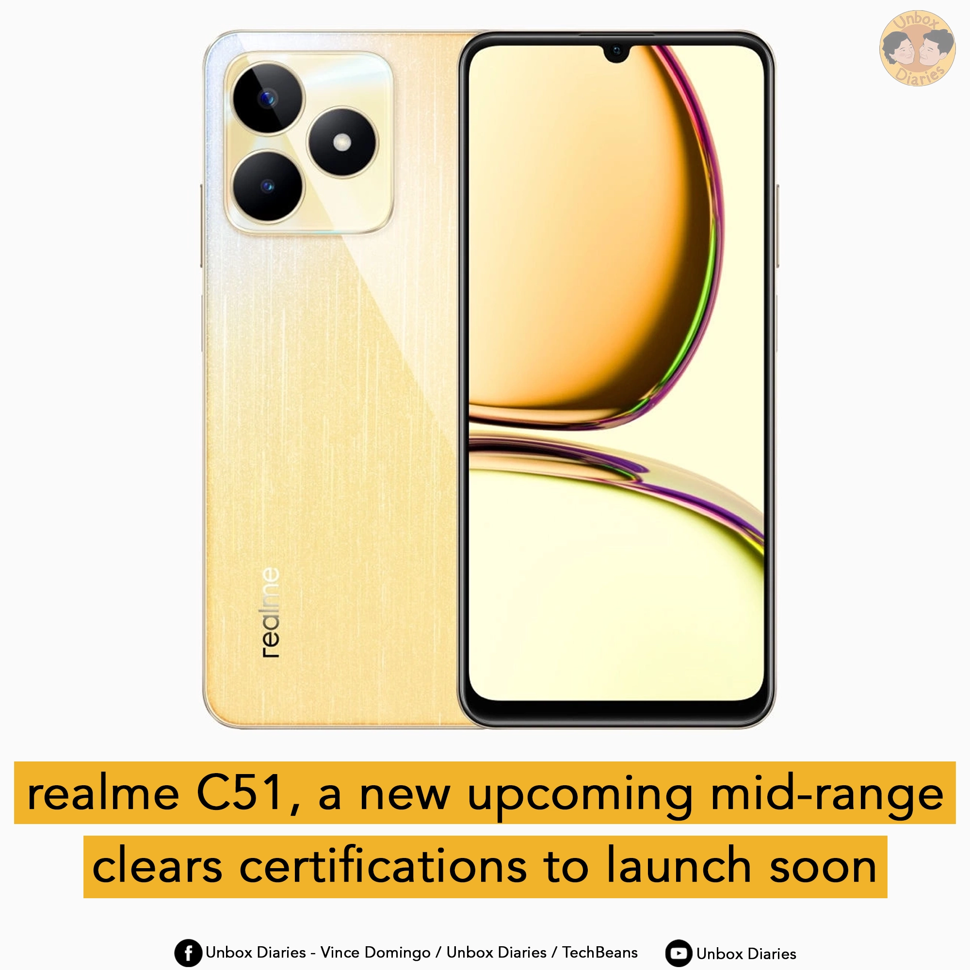 realme C51, a new mid-range clears certifications to launch soon ...