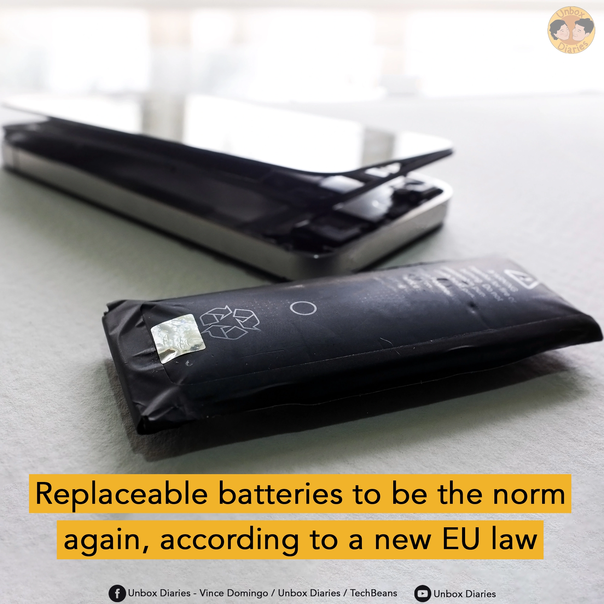 New law will force replaceable batteries on smartphones - Unbox Diaries
