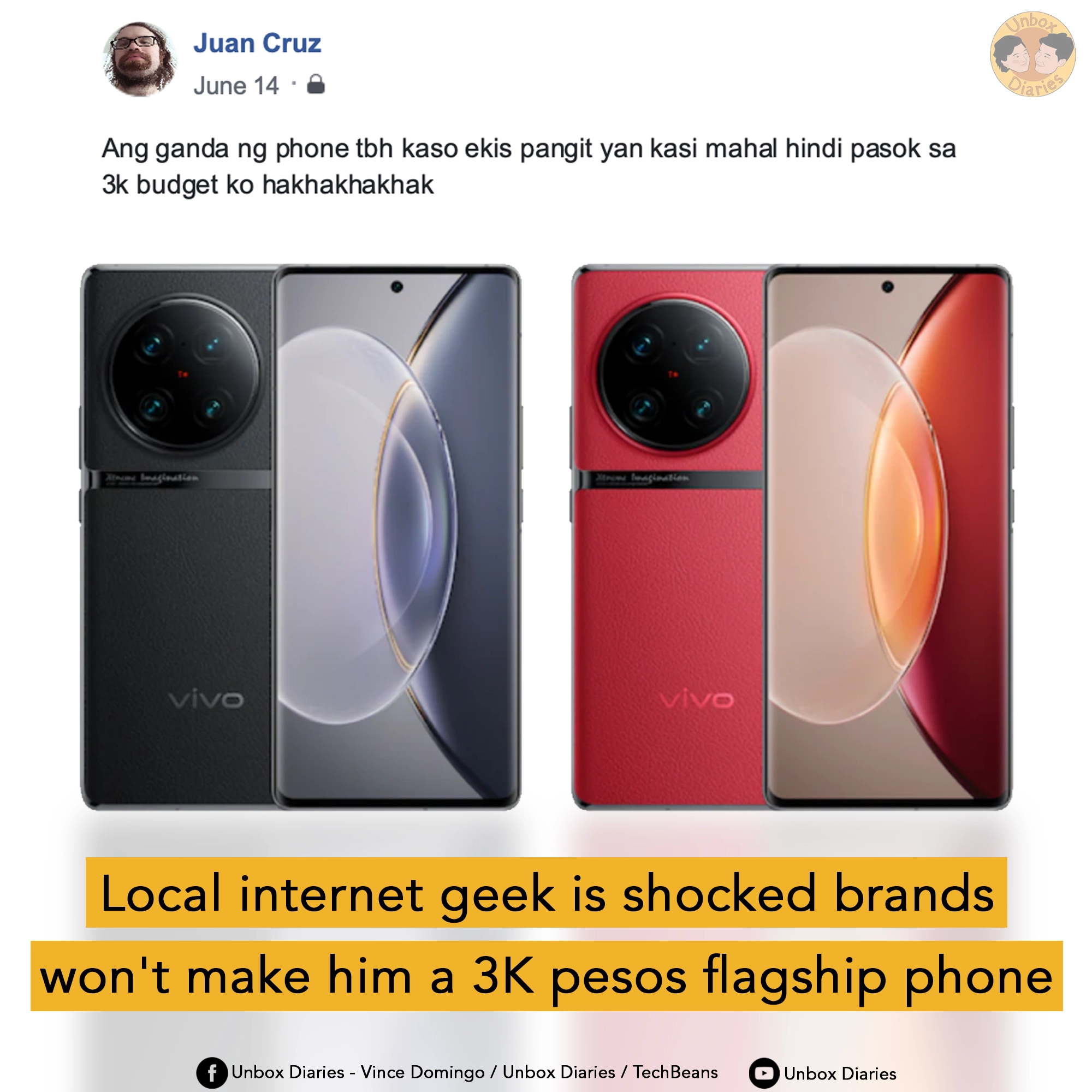 Local internet geek is shocked brands won't make him a 3K pesos ...