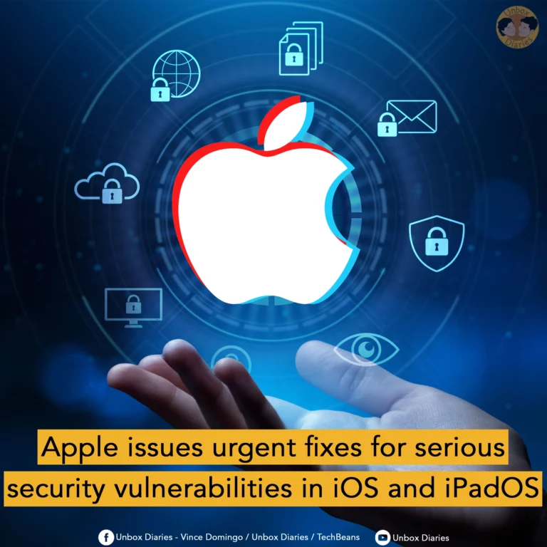 Apple issues urgent fixes for serious security vulnerabilities in iOS and iPadOS - Unbox Diaries