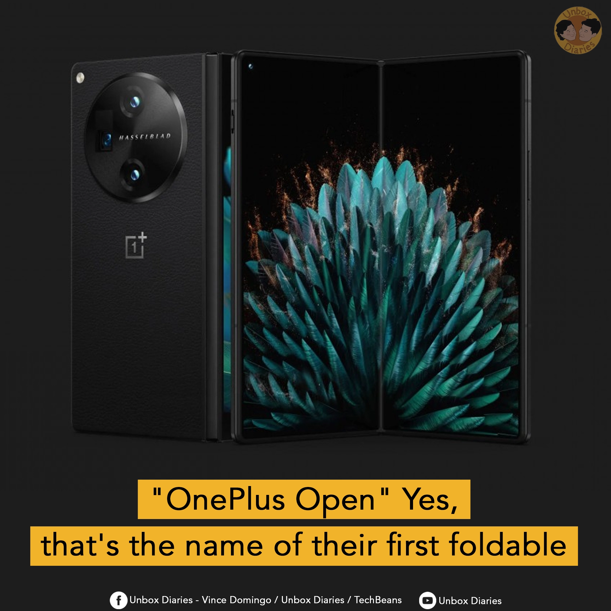 "OnePlus Open" - Yes, that's the name of their first foldable - Unbox ...