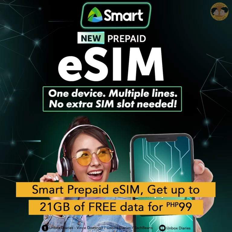 Smart Prepaid eSIM: Get up to 21GB of FREE data for PHP 99 - Unbox Diaries