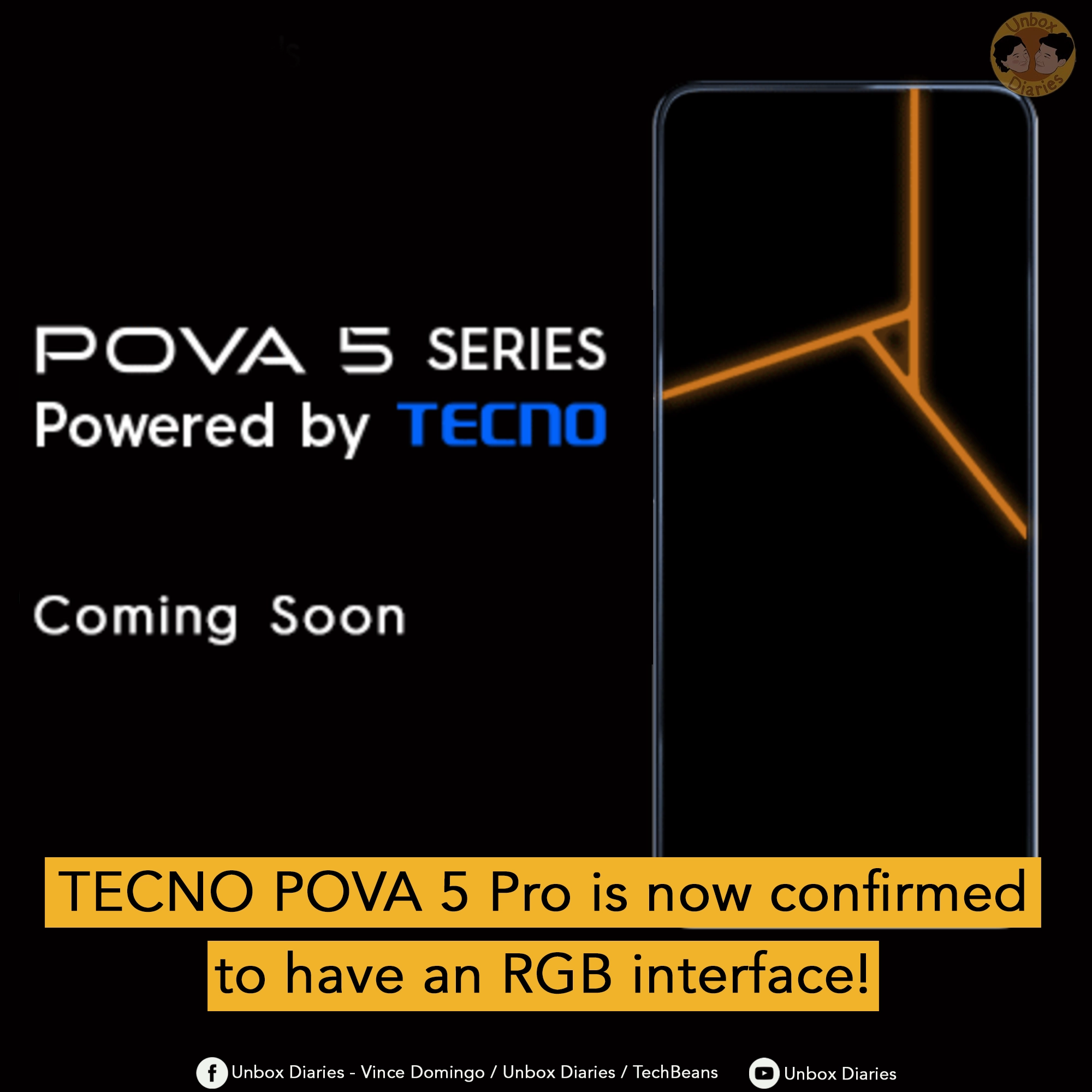 TECNO POVA 5 Pro is now confirmed to have an RGB interface! - Unbox Diaries