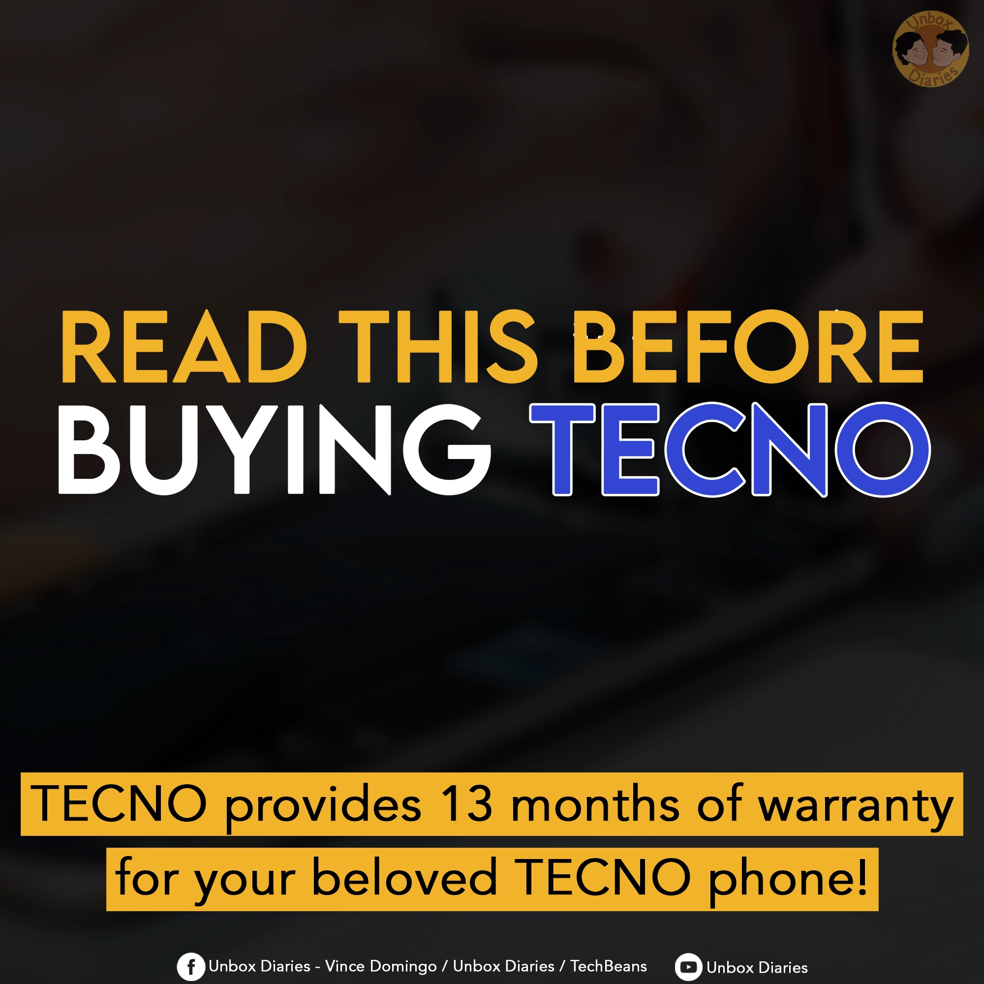 TECNO provides 13 months of warranty for your beloved TECNO phone ...
