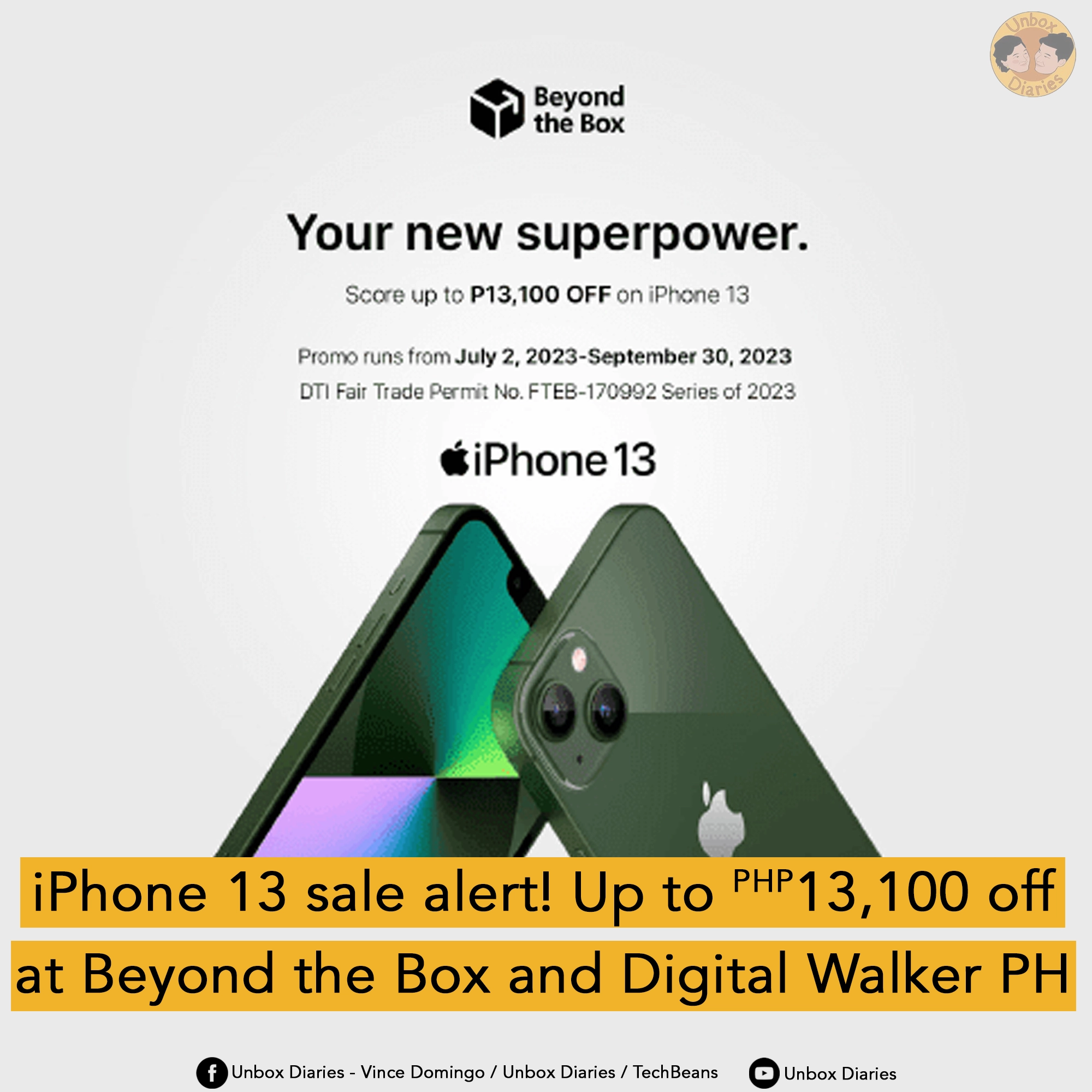 iPhone 13 sale alert! Up to PHP 13.1K off at Beyond the Box and Digital ...