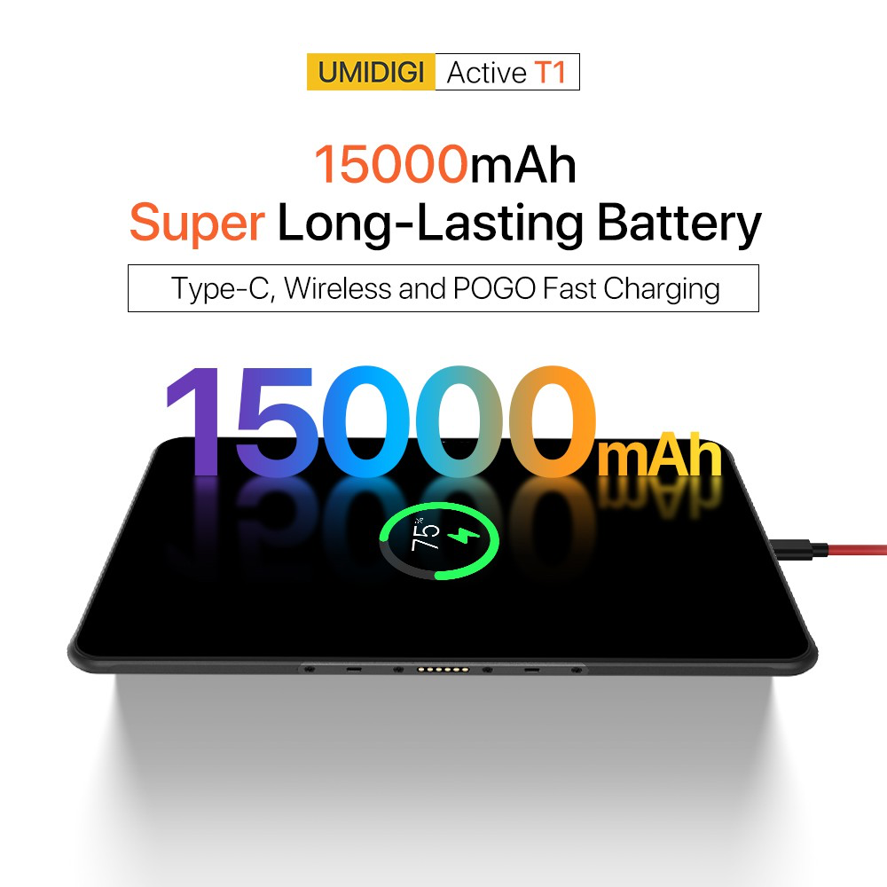 Umidigi Active T1 tablet with 15,000mAh battery announced - Unbox Diaries
