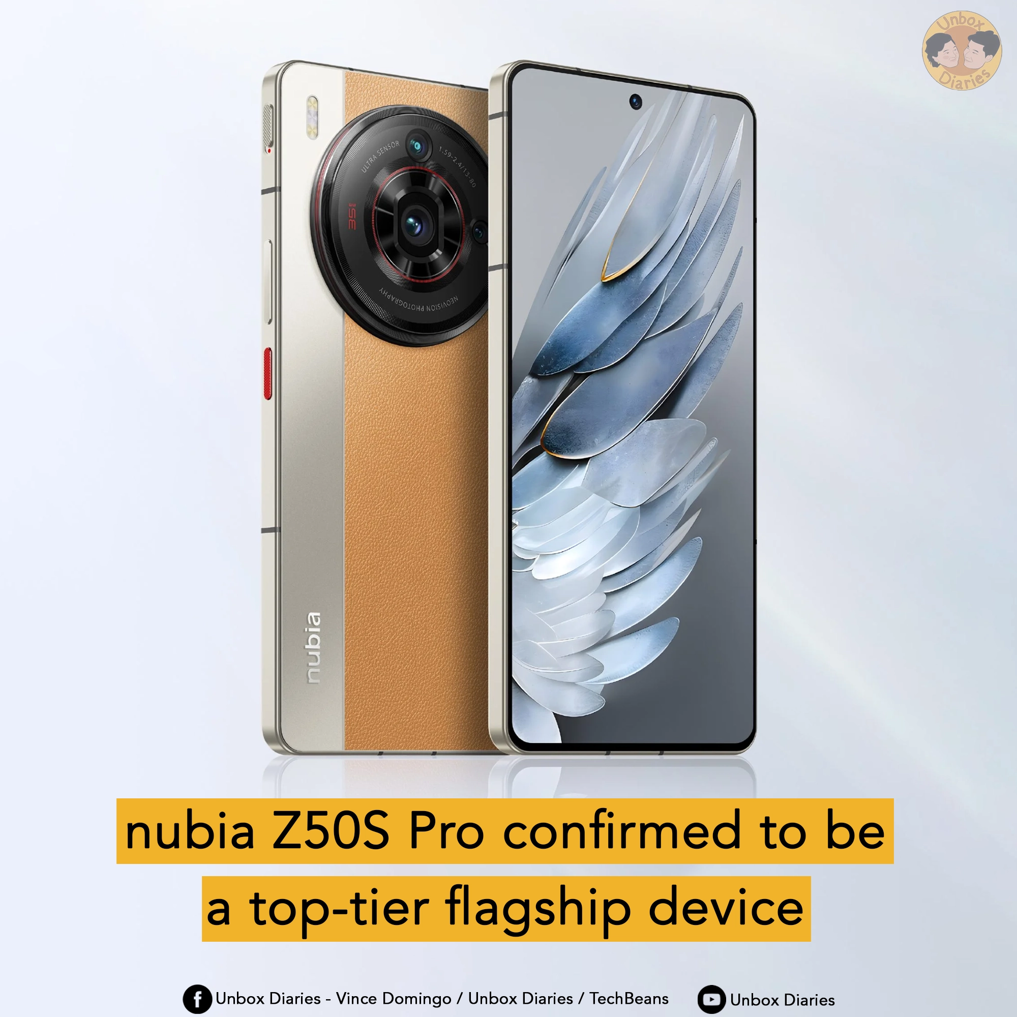 nubia Z50S Pro confirmed to be a top-tier flagship device - Unbox Diaries