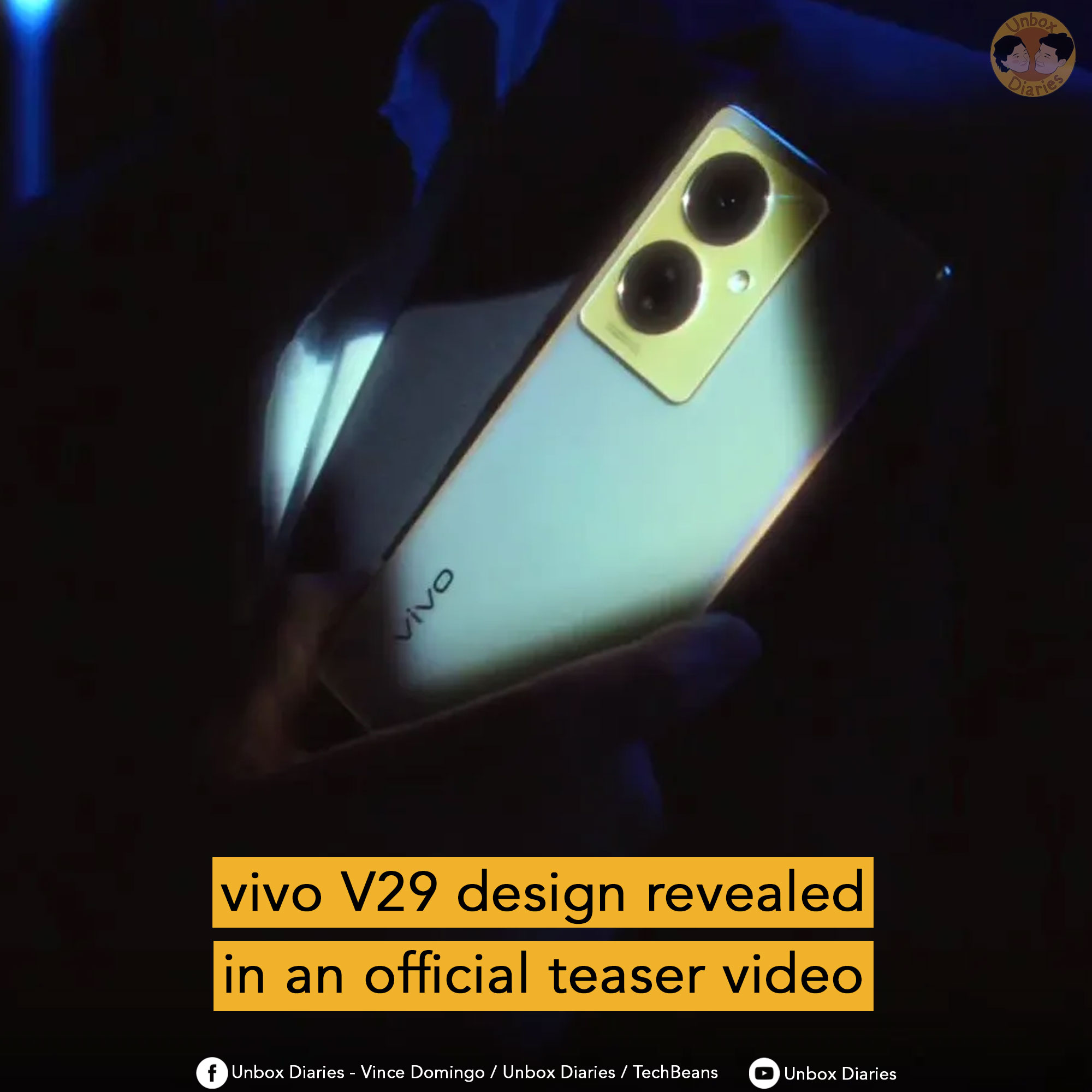 vivo V29 design revealed in an official teaser video - Unbox Diaries