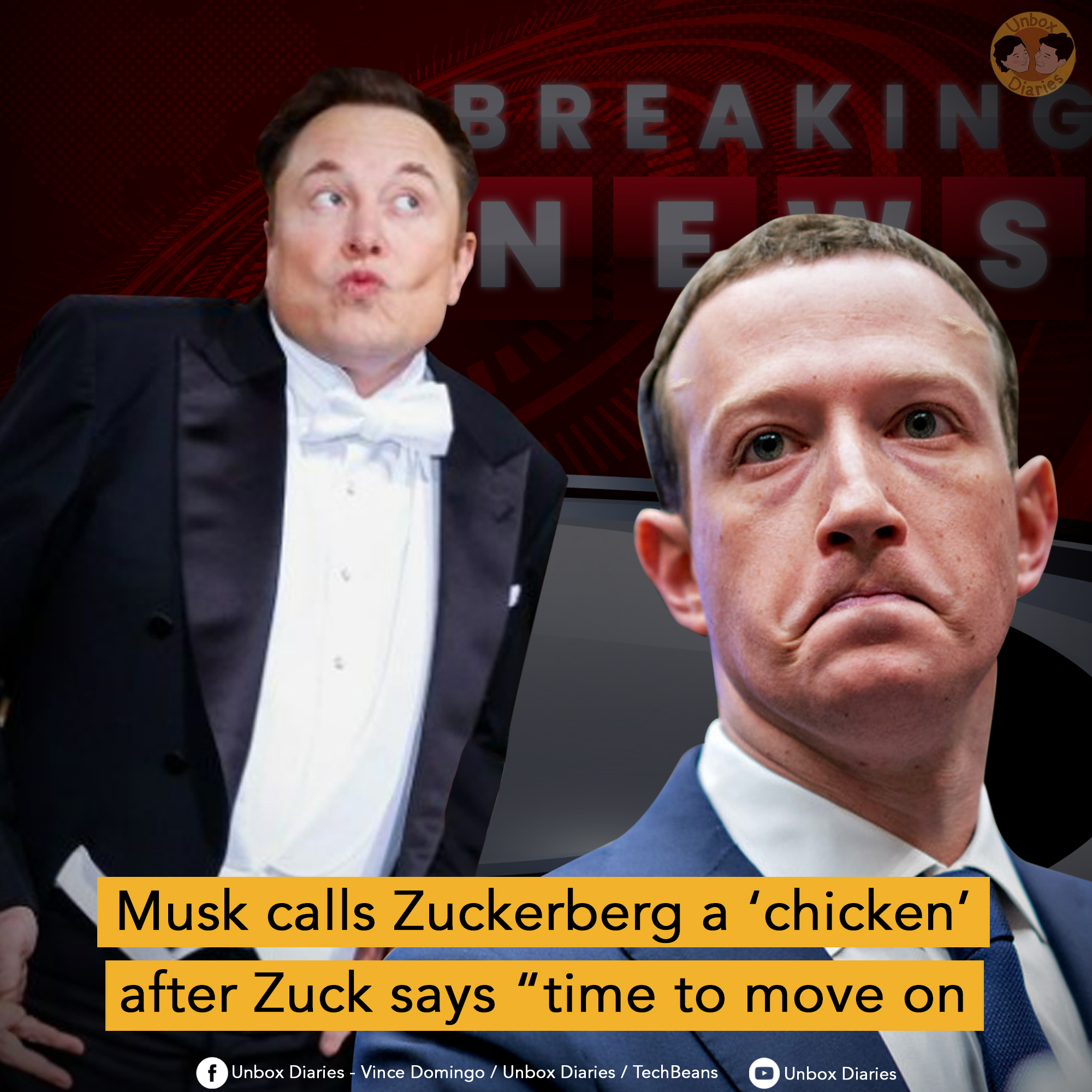 Elon Musk calls Mark Zuckerberg a 'chicken' after Zuck says "time to ...