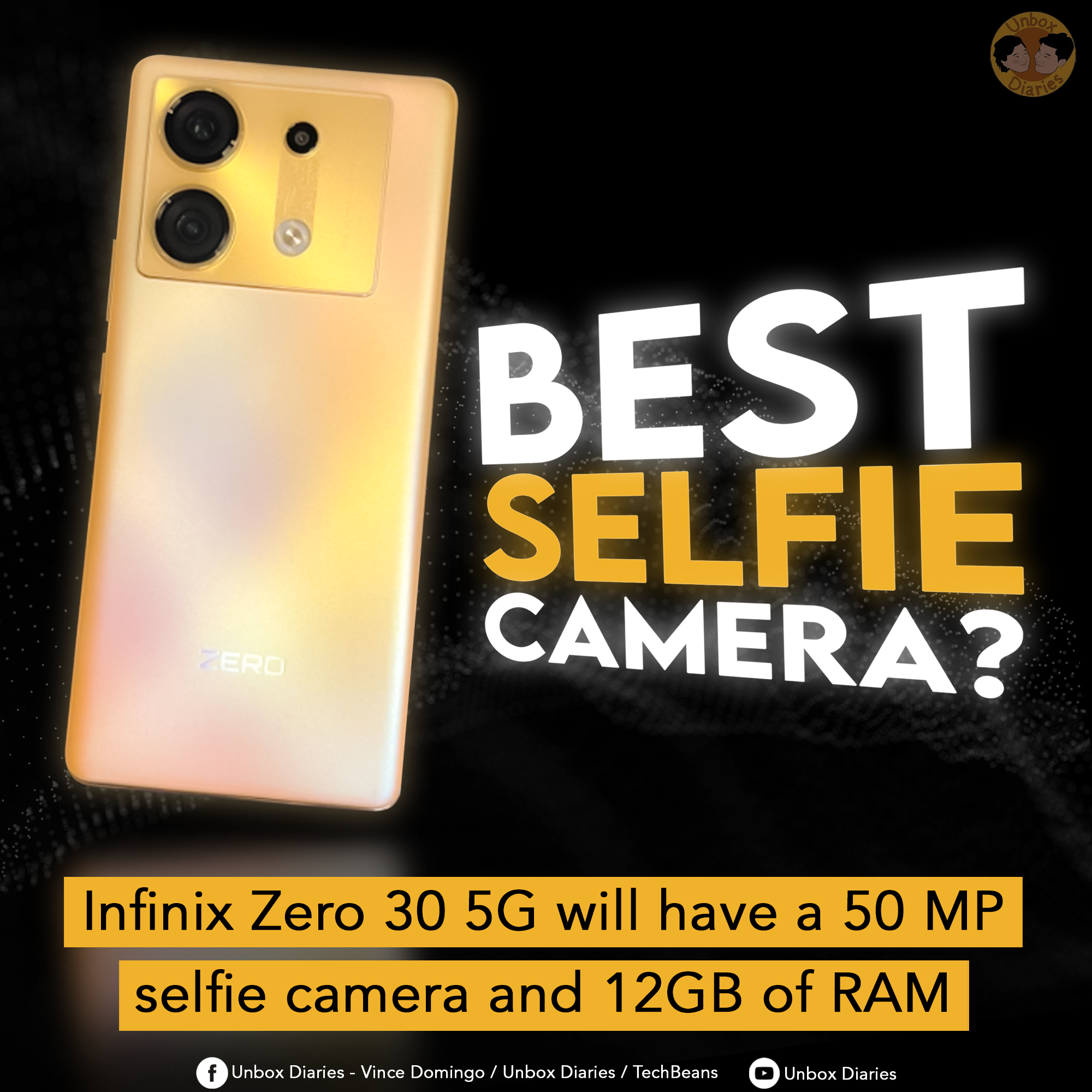 Infinix Zero 30 5G will have a 50 MP selfie camera and 12GB of RAM ...