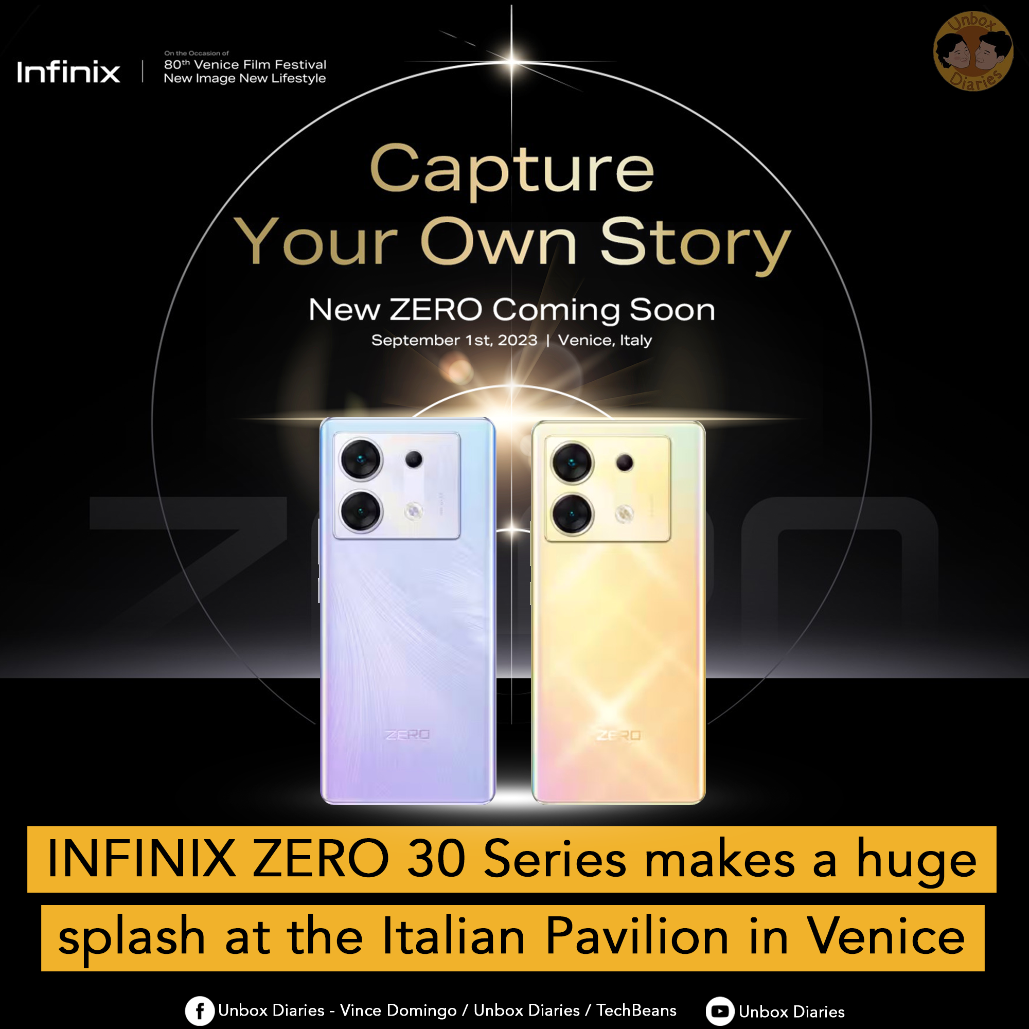 INFINIX ZERO 30 Series makes a huge splash at the Italian Pavilion in ...
