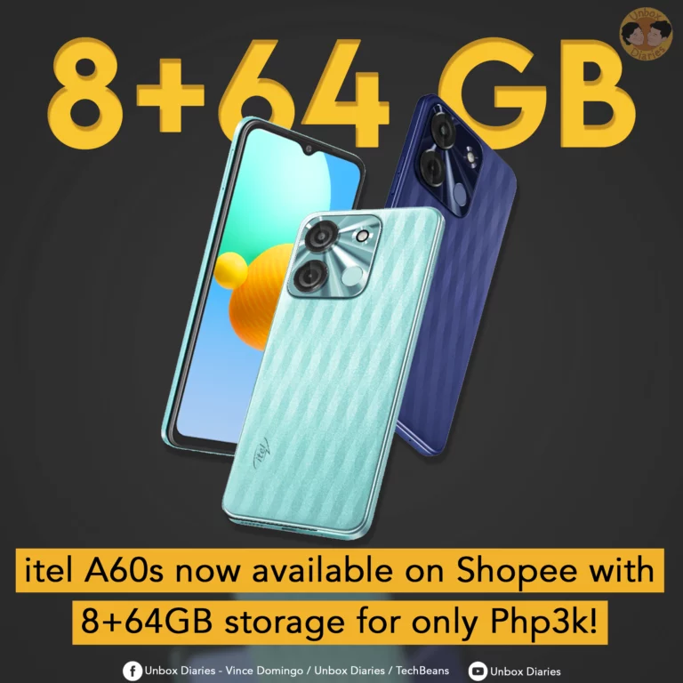 itel A60s now available on Shopee with 8+64GB storage for only ₱3k ...