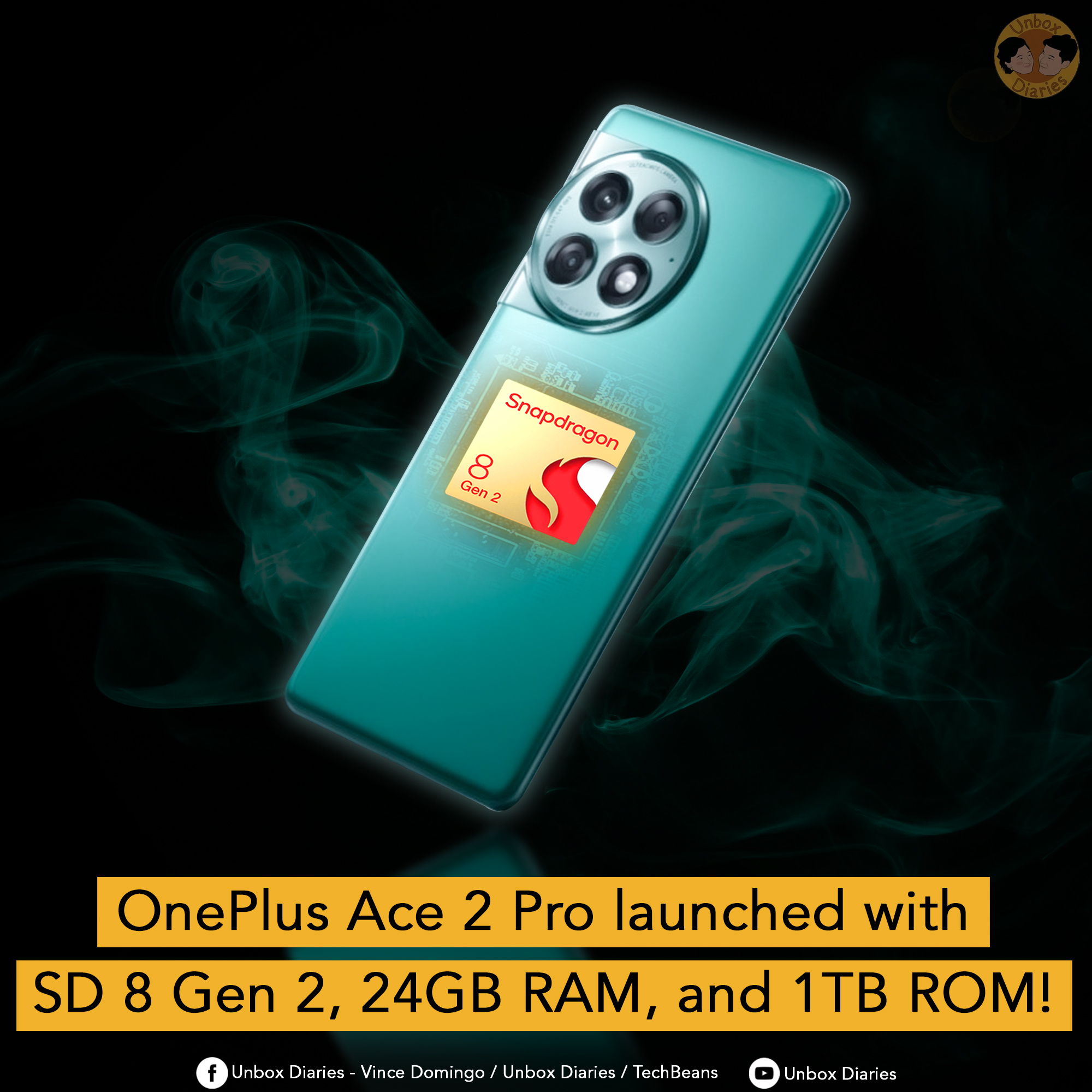 OnePlus Ace 2 Pro launched with SD 8 Gen 2, 24GB RAM, and 1TB ROM ...